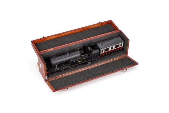 A DAVID ANDREWS 'O' GAUGE KIT BUILT STEAM TENDER LOCOMOTIVE black satin ...
