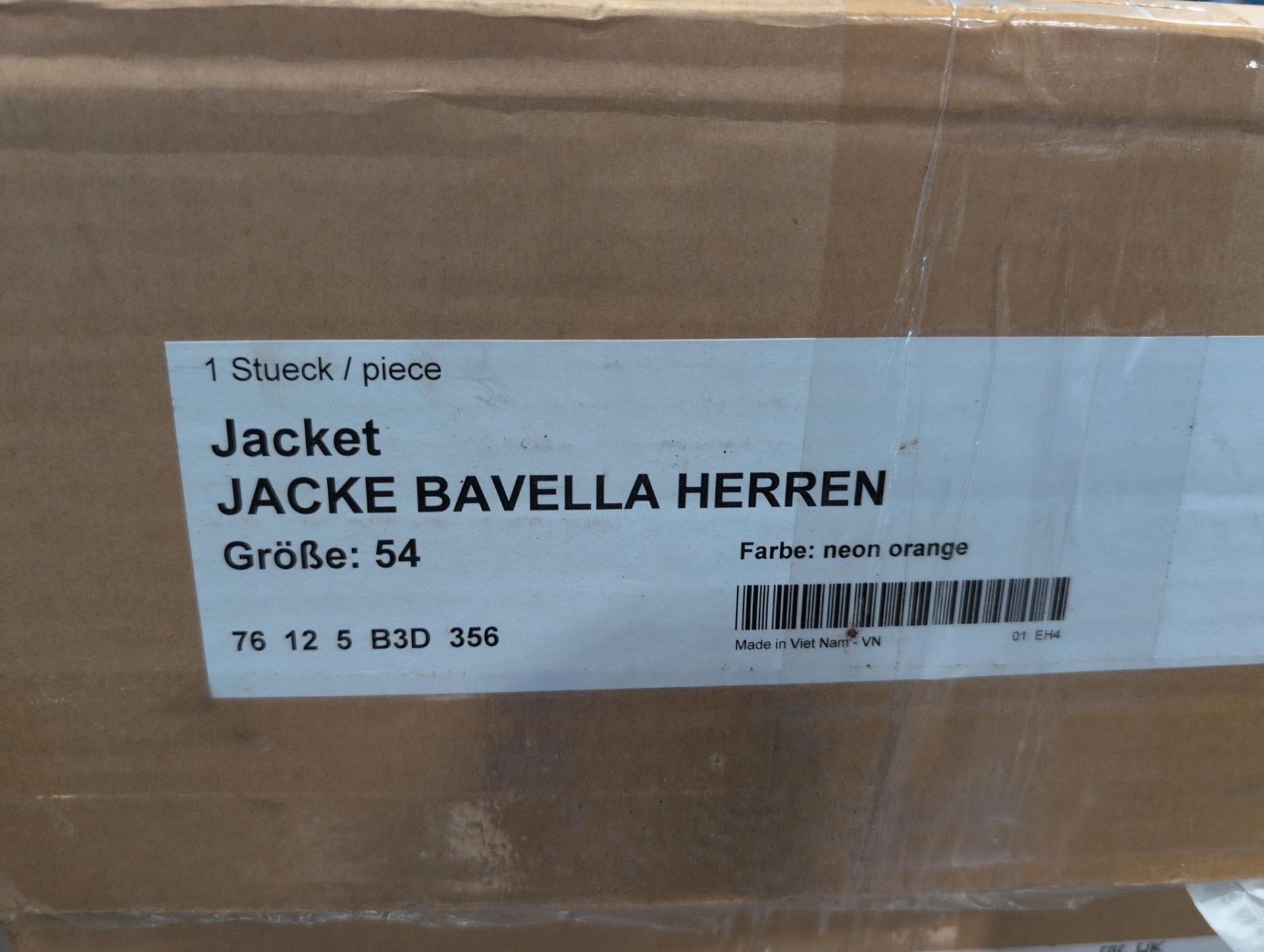 Two – JACKE BAVELLA HERREN neon orange BMW jackets