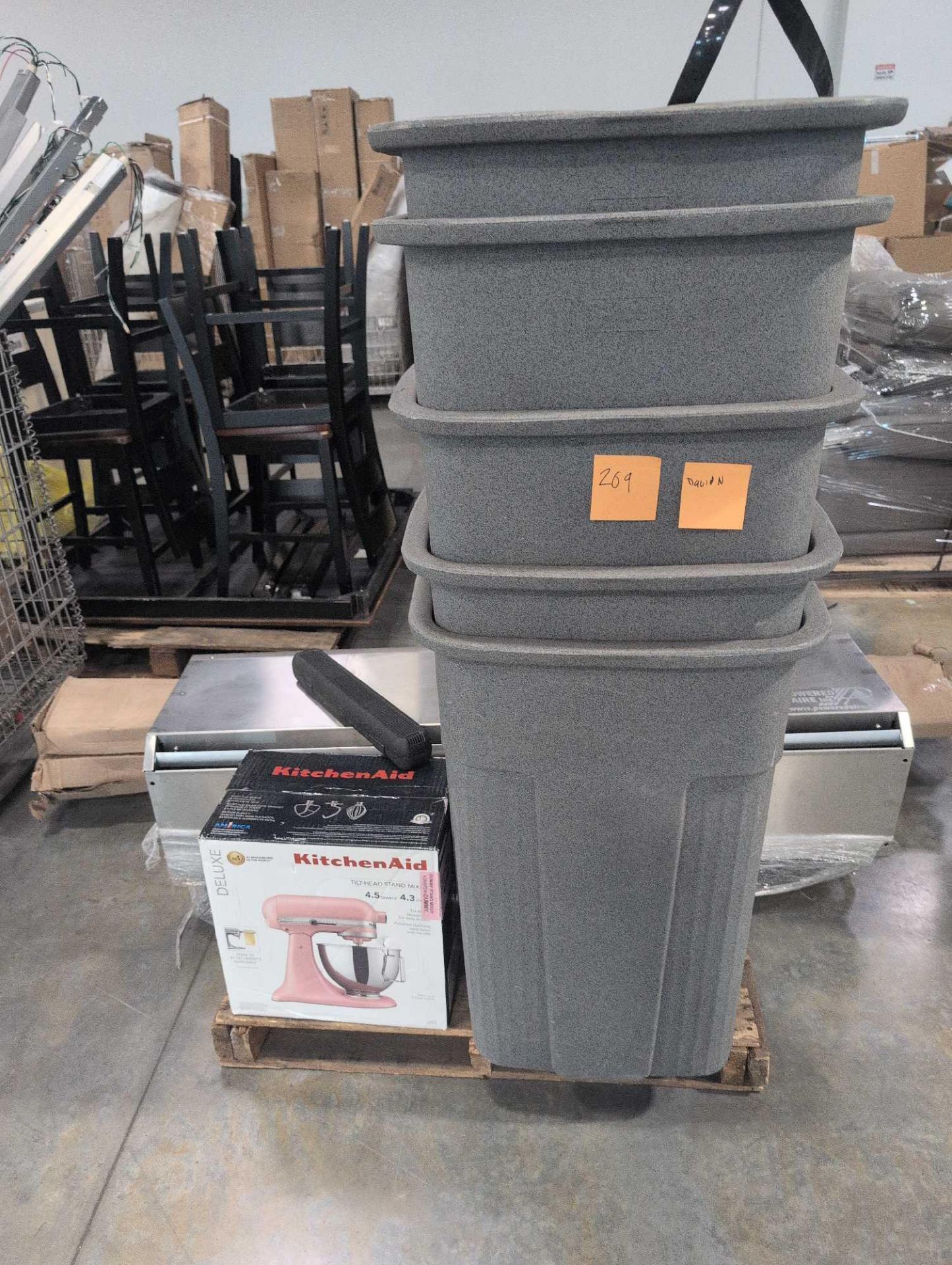 Kitchenaid Multiple garbage cans, powered aire industrial unit ...