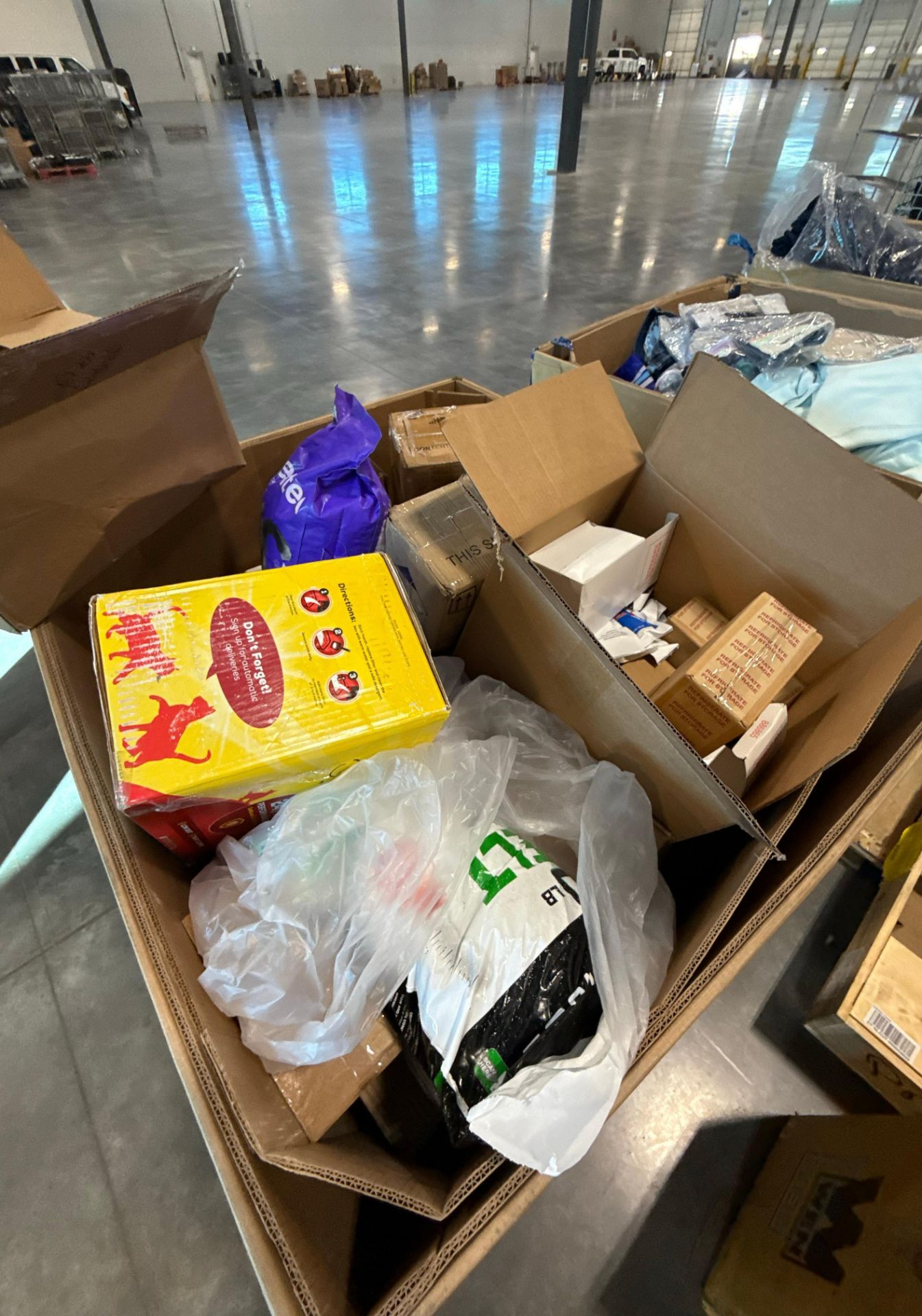 Tidy cat, silicone, Huggies, one shot degreaser, pellets, box of ...