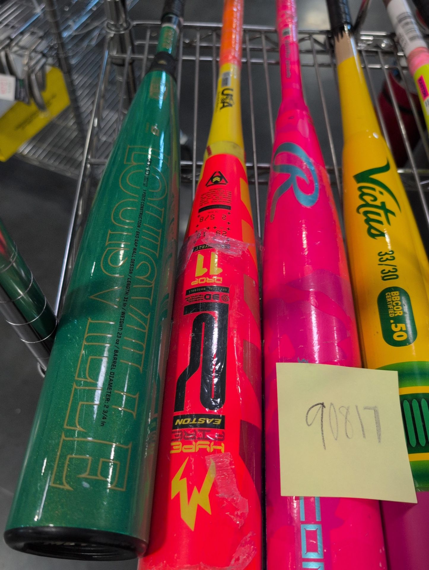 Baseball bats: Louisville Mata, hype fire, Rawlings icon, victors ...