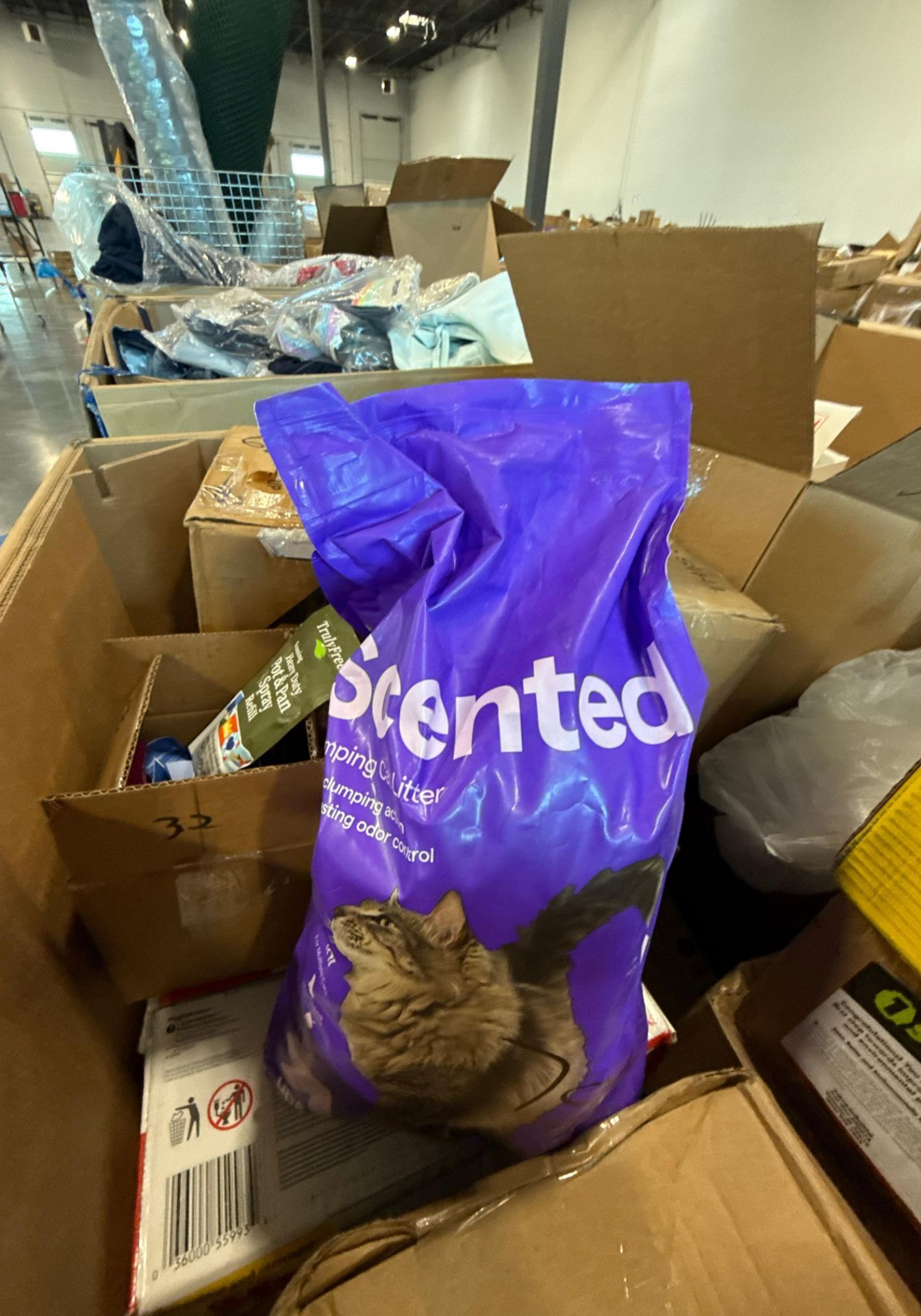 Tidy cat, silicone, Huggies, one shot degreaser, pellets, box of ...