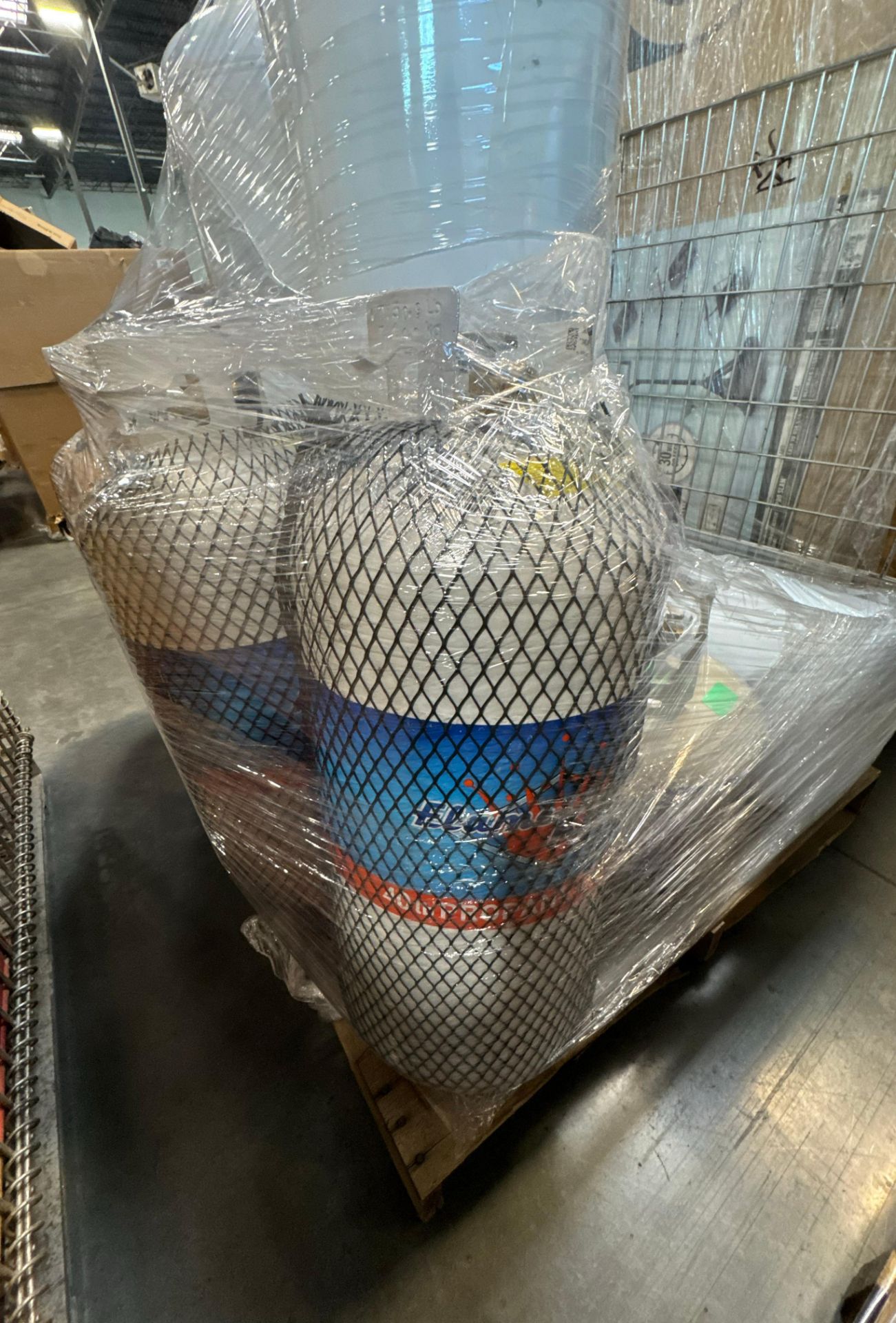 Pallet of propane tanks,