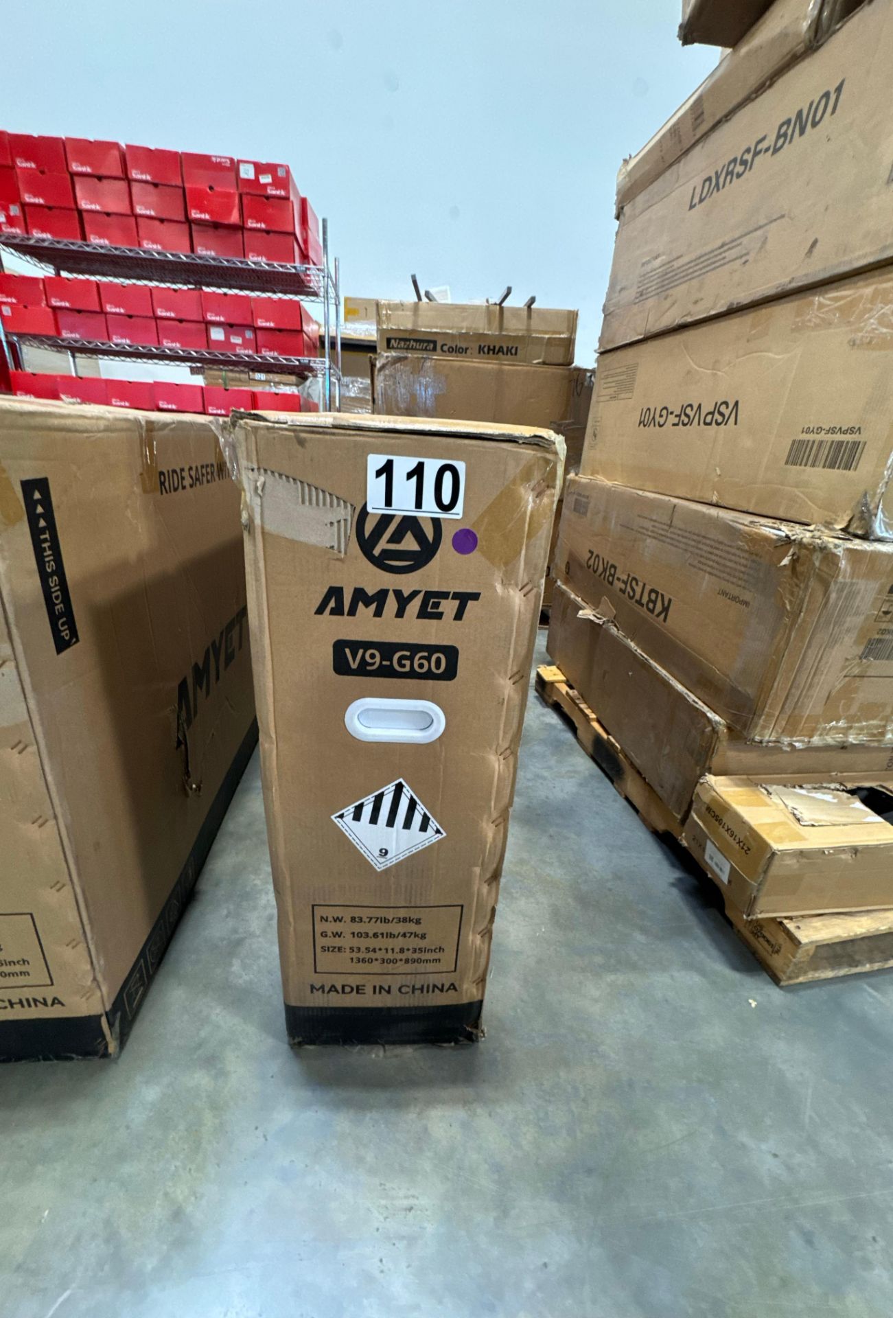AMYET V9 – G60 Ebike, purple