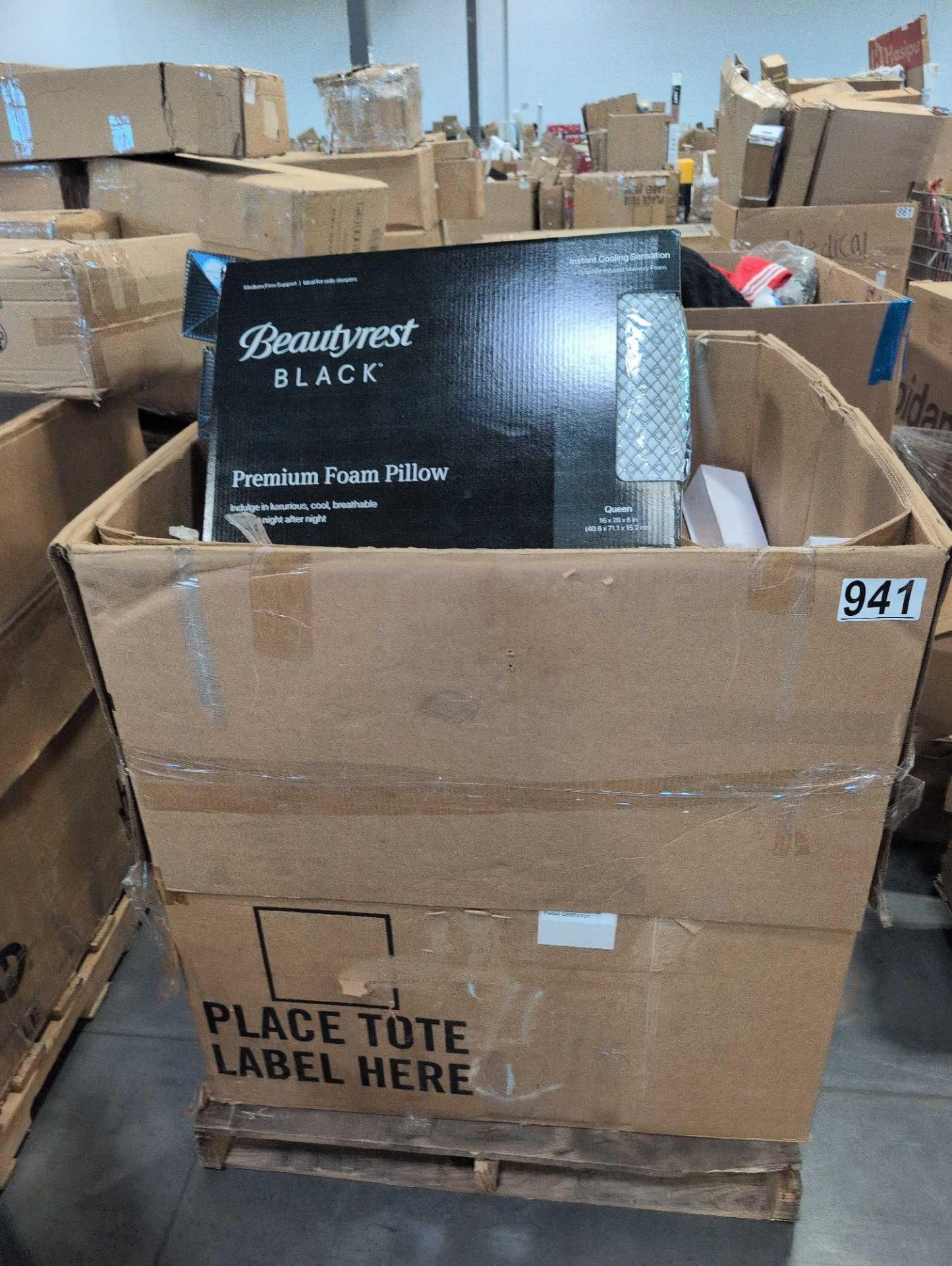 Beauty rest pillows, blankets, multiple packs of Duracell batteries ...