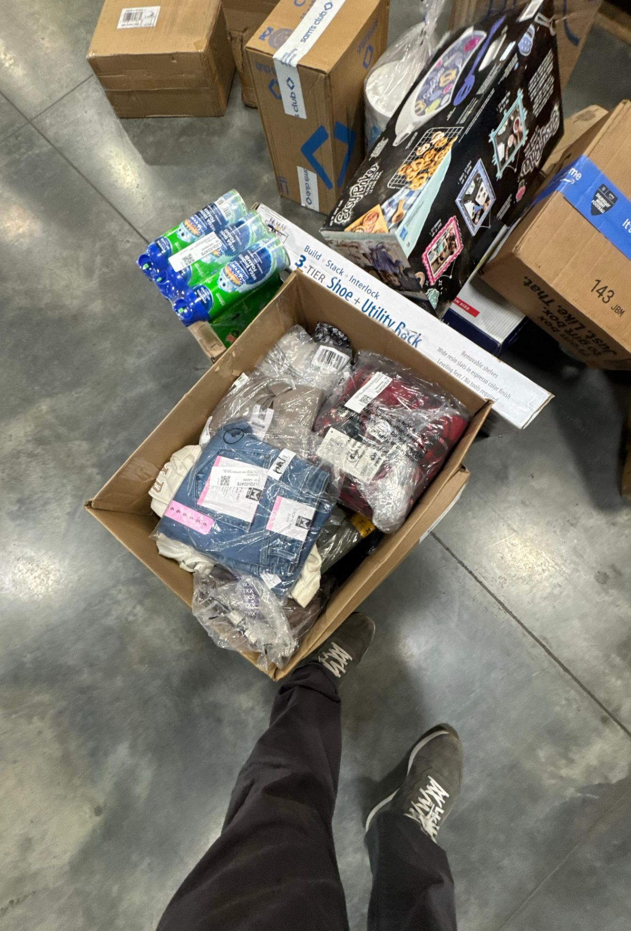 Big box store, Easy-Bake, scrubbing bubbles, copy paper, paper plates ...
