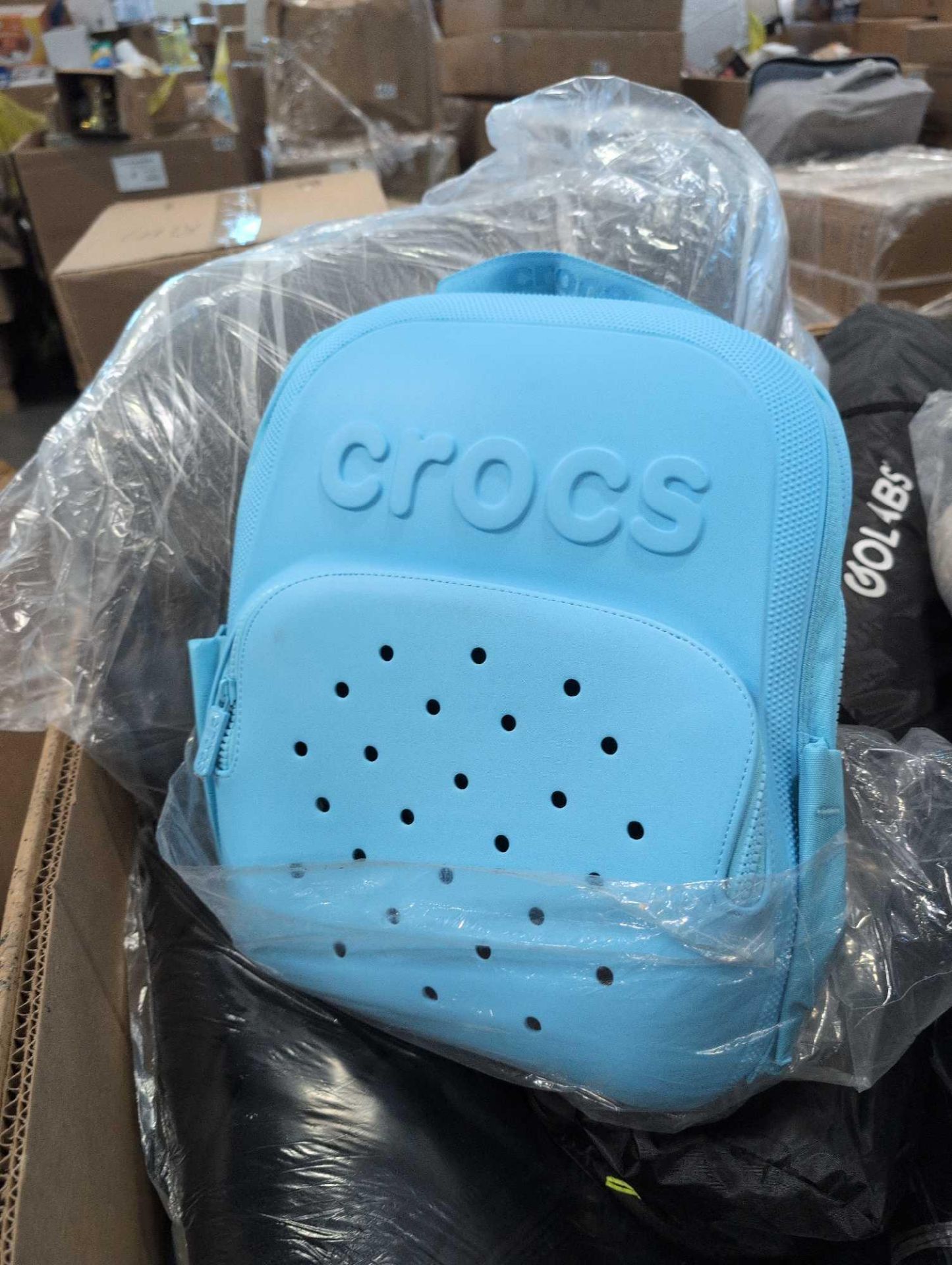 Croc backpacks, miscellaneous backpacks, rug runner, cowboy wearable ...