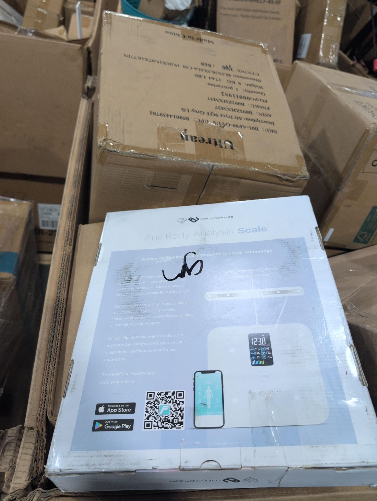 homegoods, cups, full body analysis scale and more