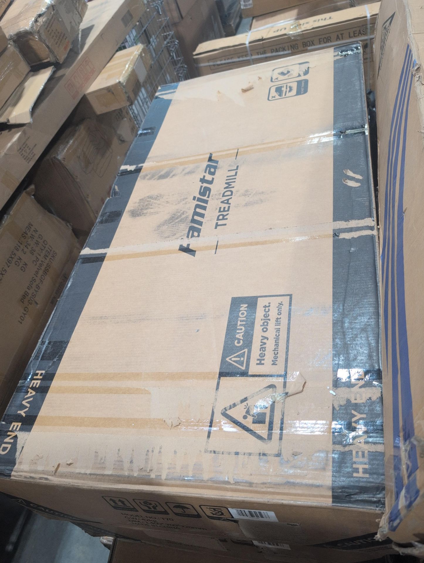 Mega pallet of treadmills and mattress