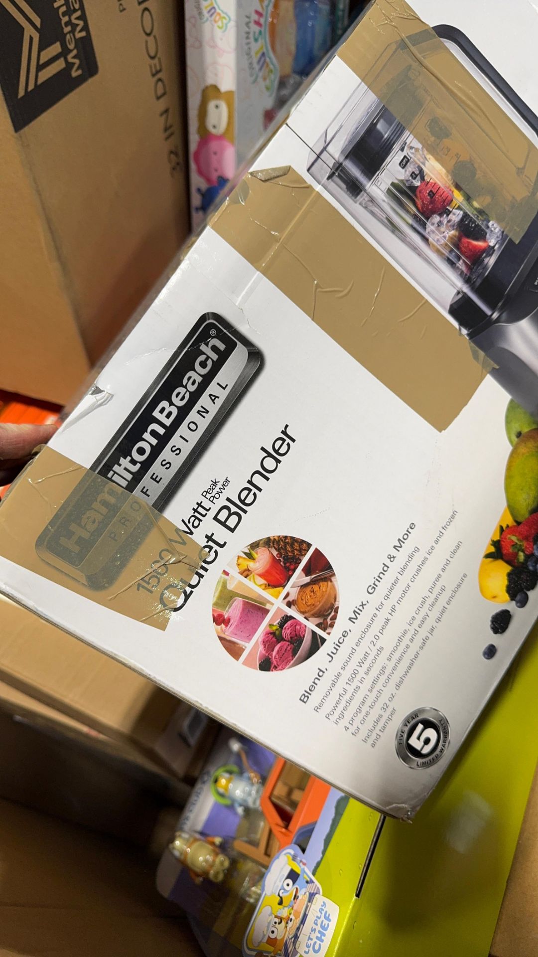 Big box store in a box: foam ball pit, Bluey toy, blenders, FANTTIK ...