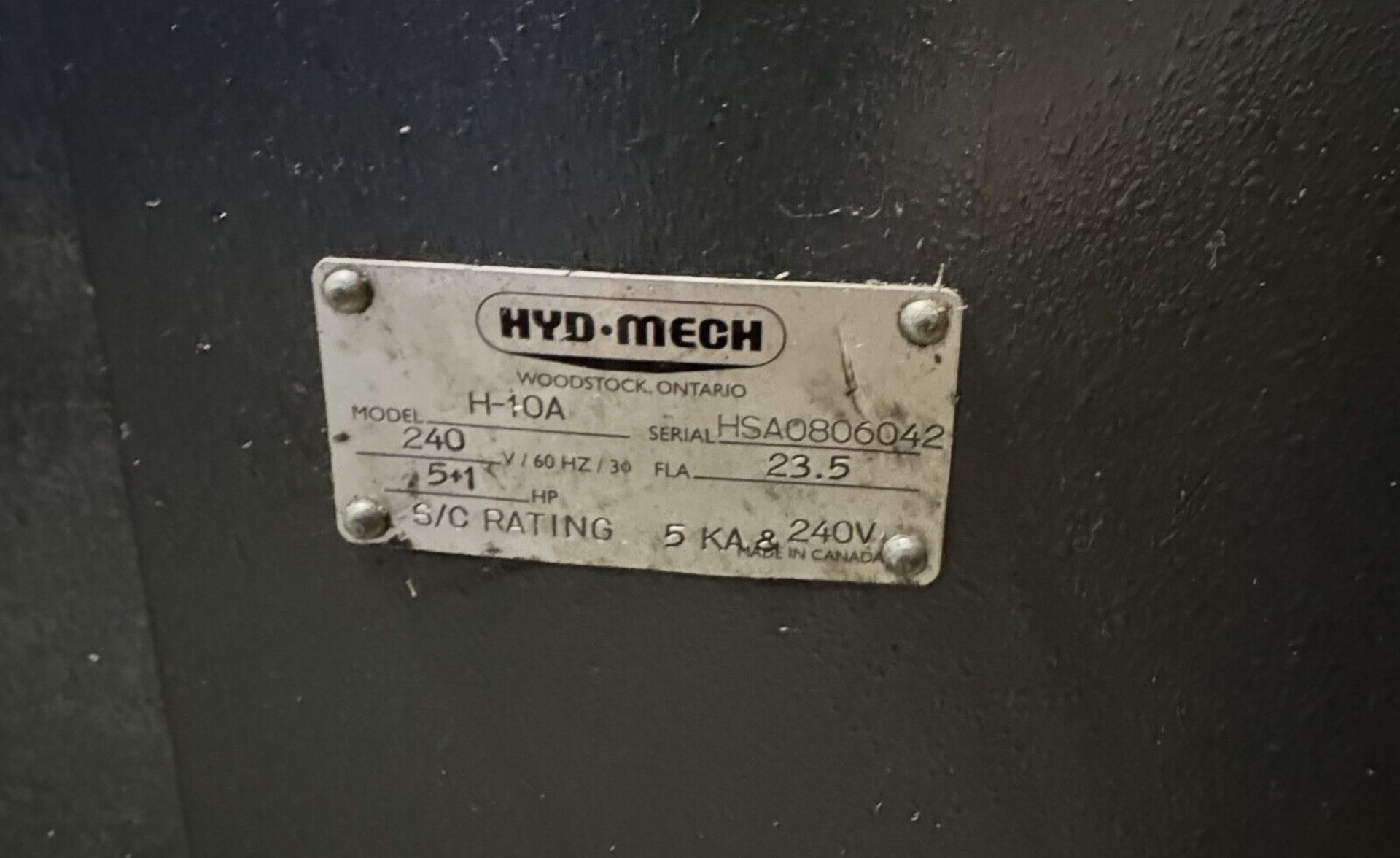 HYD MECH H-10A BAND SAW