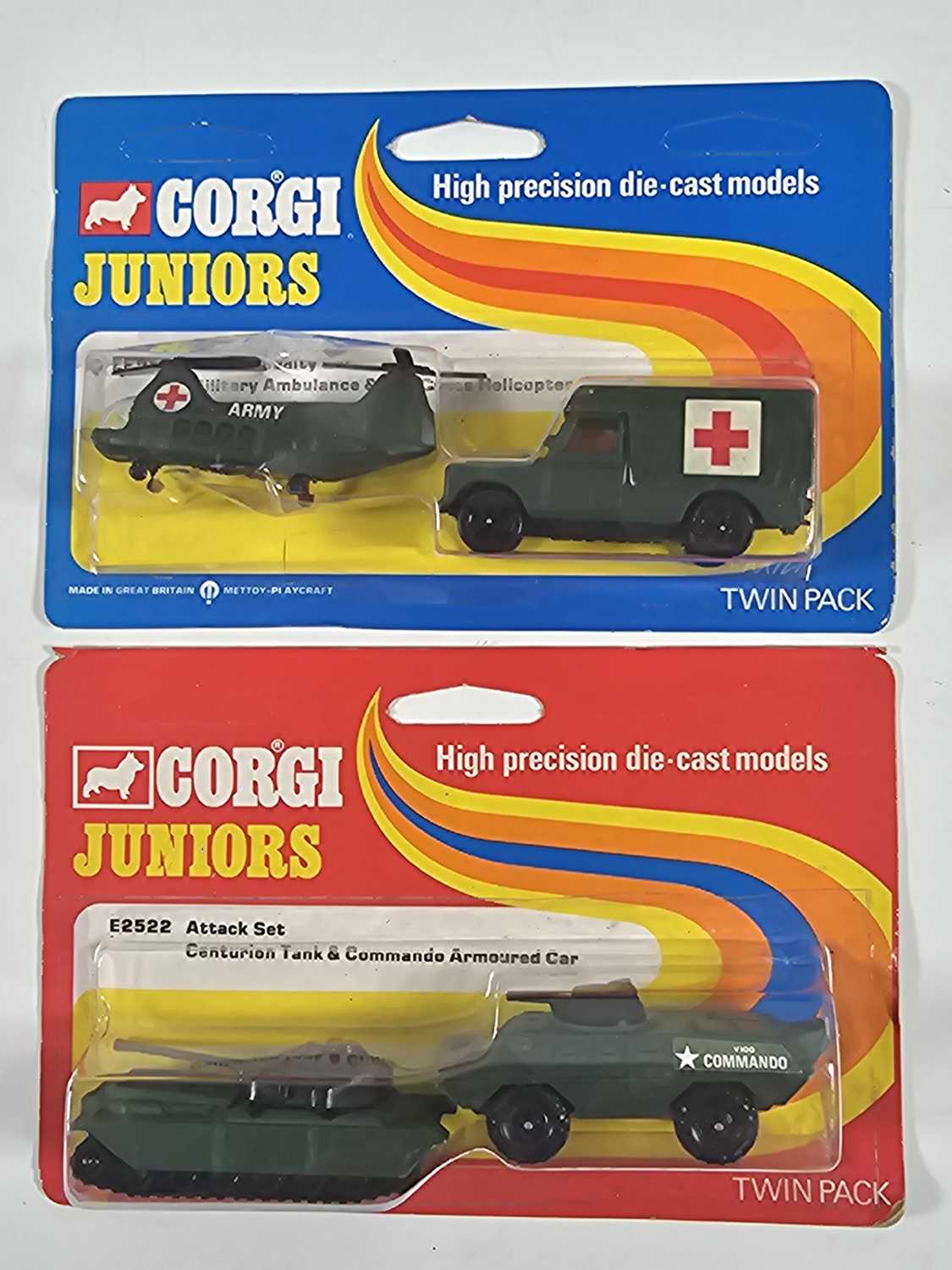 A pair of 1970's, CORGI Juniors twin packs on original cards (2) - All ...
