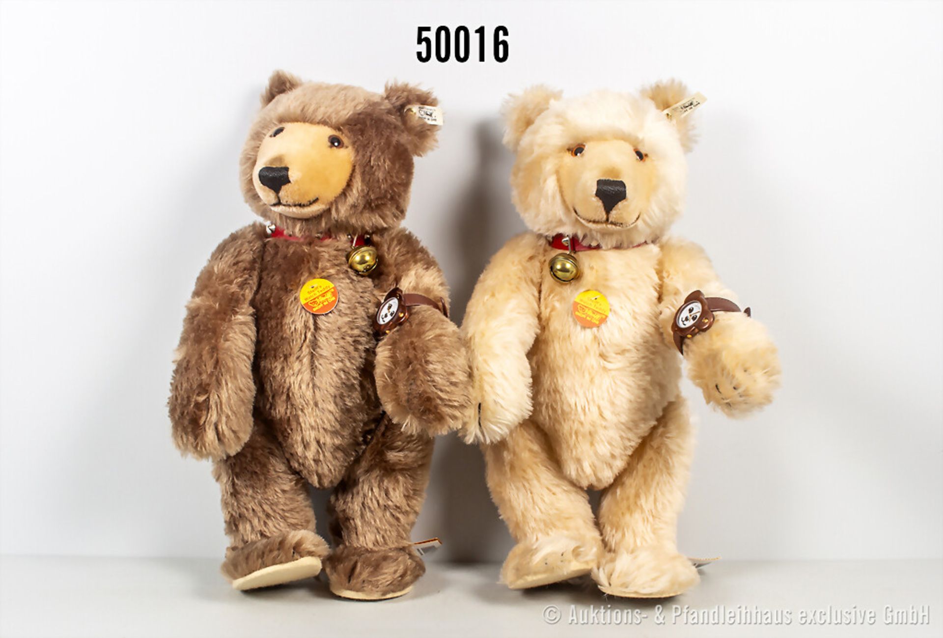 Steiff Watch Teddybären, Mohair, Filztatzen, KFS und Etikett, Nr ...