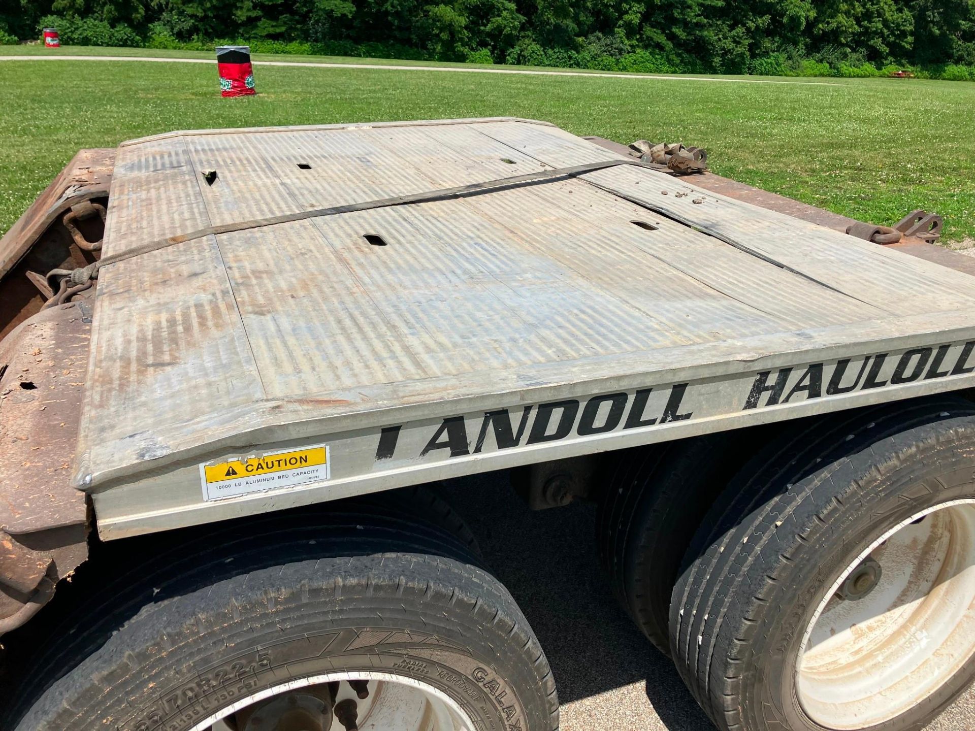 Description: Landoll 835 hydraulic detach lowboy trailer. This is a ...
