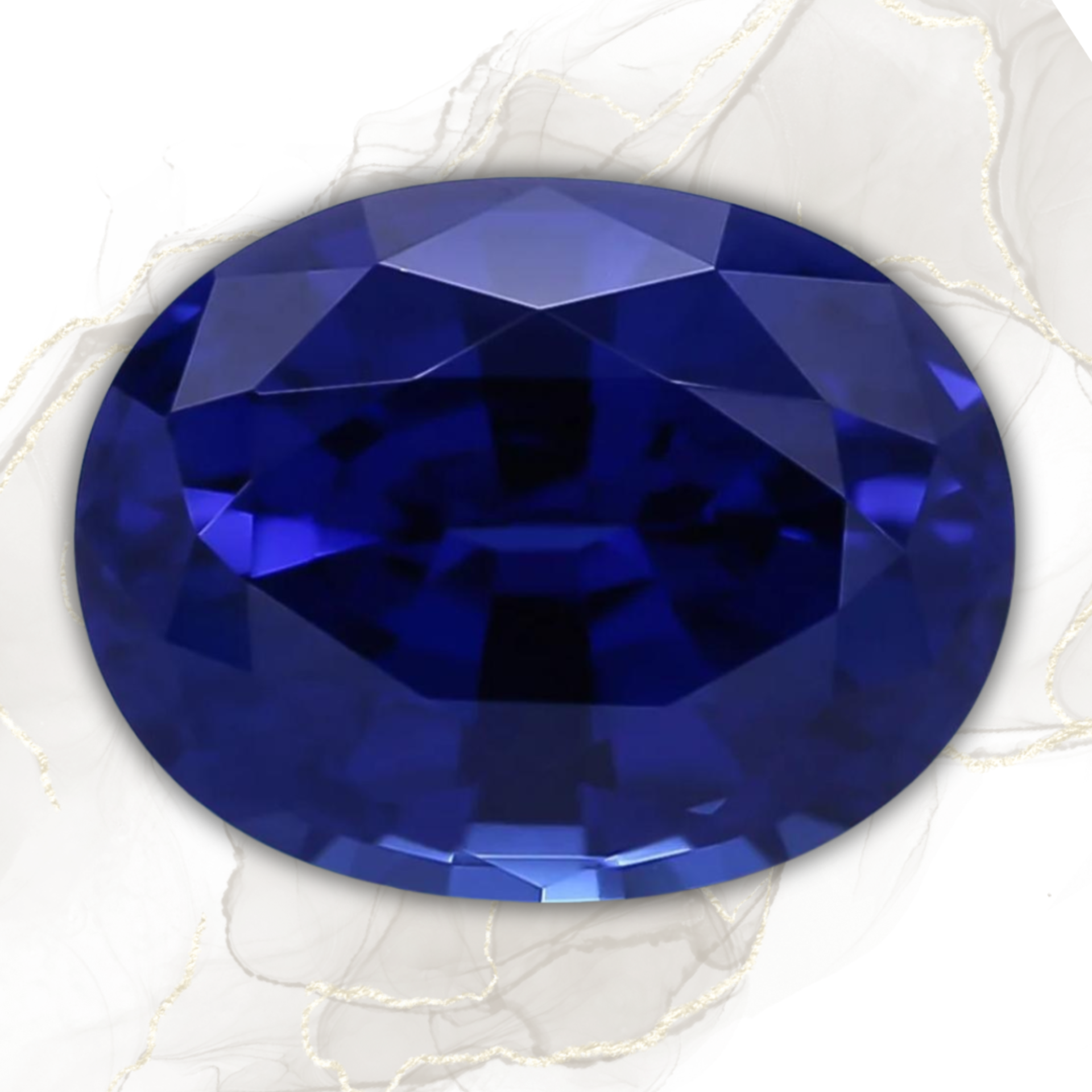 6.00CT ROYAL BLUE SAPPHIRE, OVAL CUT Shape: Oval cut Carat: 6.00ct ...