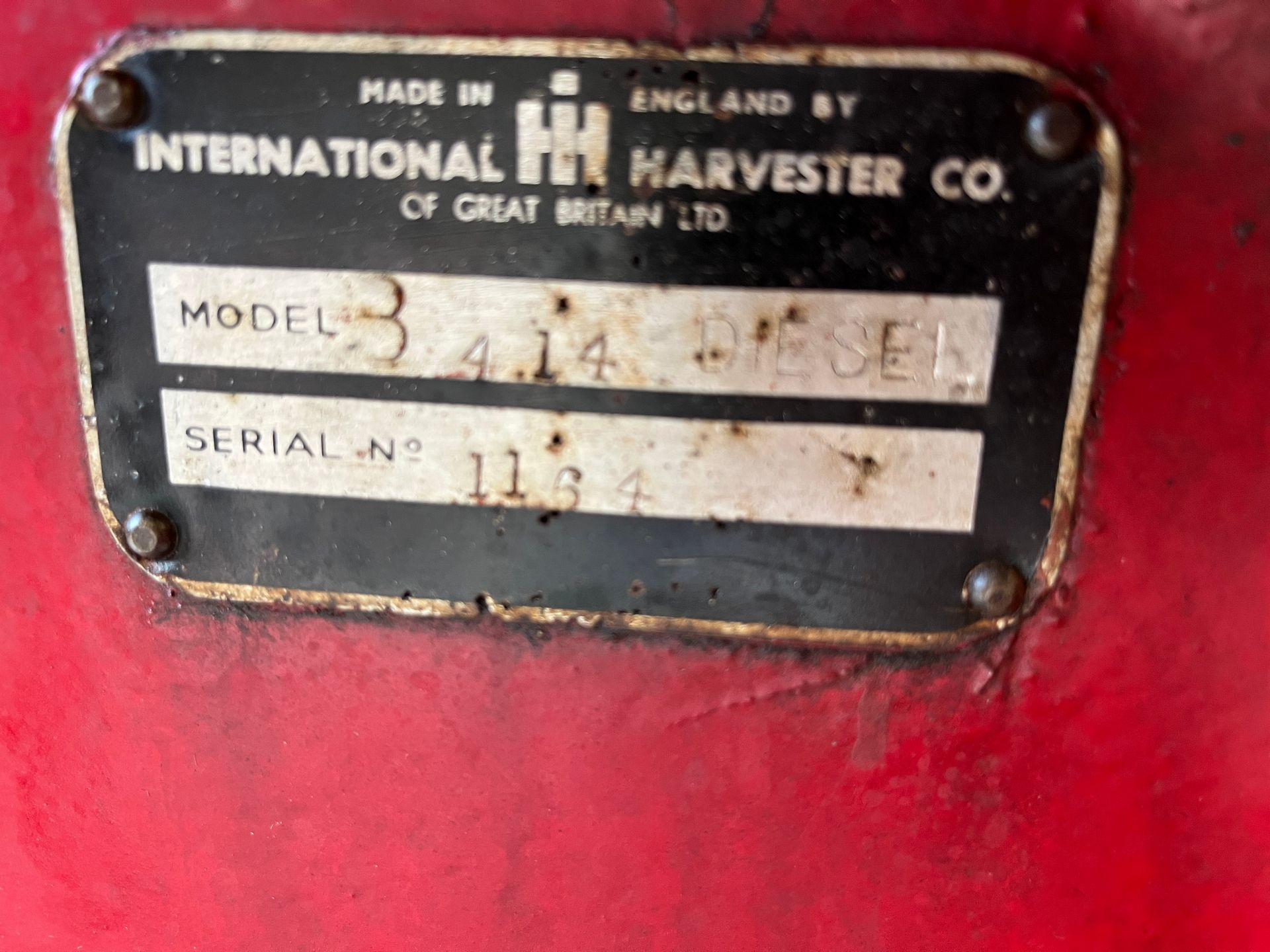 1961 McCormick International B414 diesel tractor, 146 YUG
