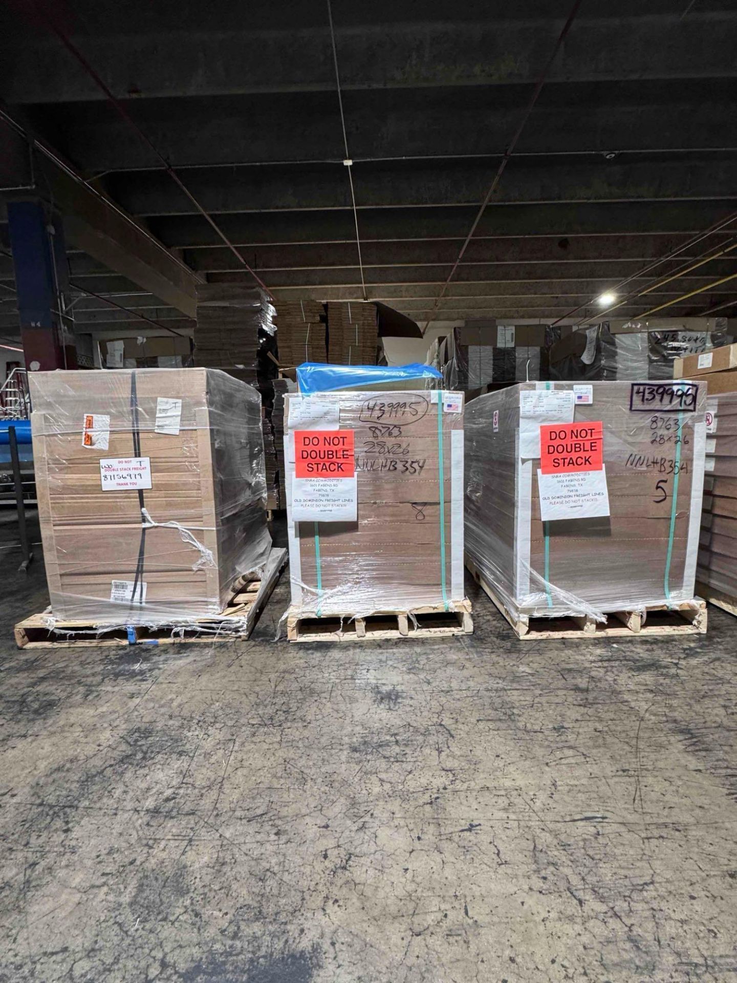 Large Lot of Packing Supplies - (11) pallets total - (Approx qty ...