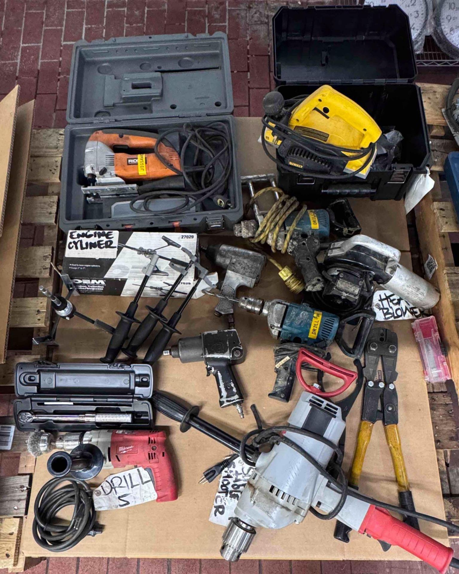 Collection of Various Machine Shop Power and Hand Tools to include ...