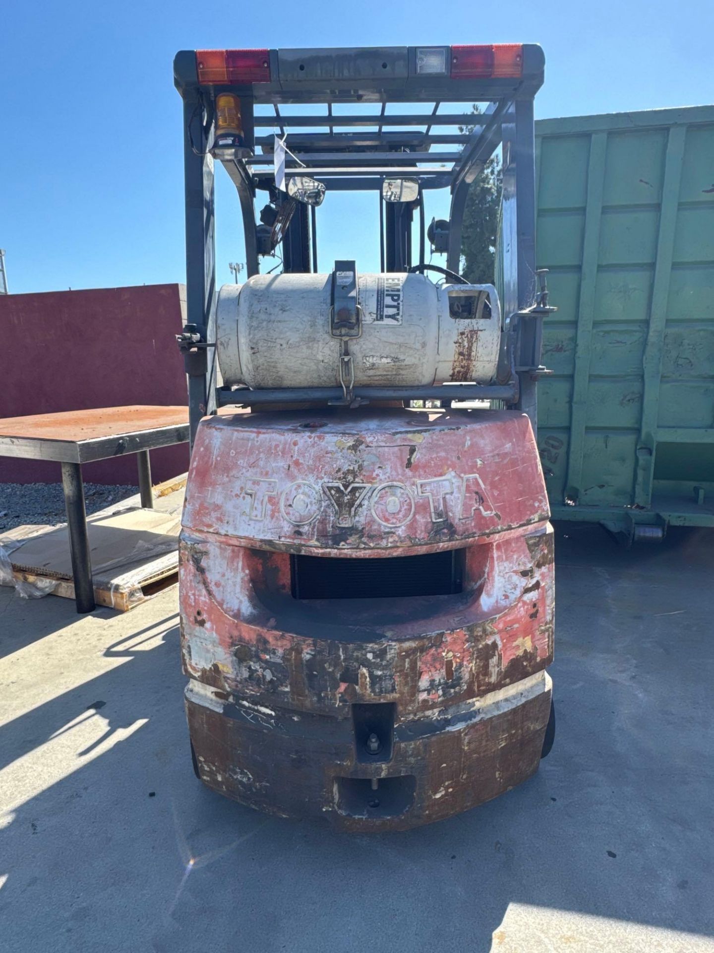 Toyota Model 7FGU25 LP 5,000 Forklift, s/n 70616