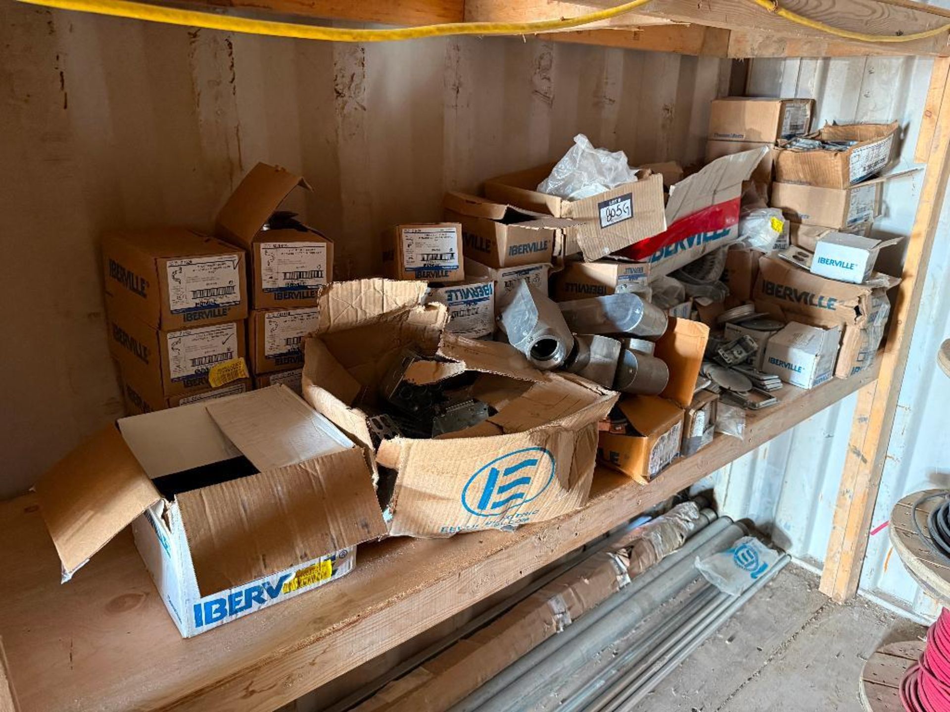 Lot of Asst. Straps, Gang Box Covers, etc. *Must Be Removed By Monday ...
