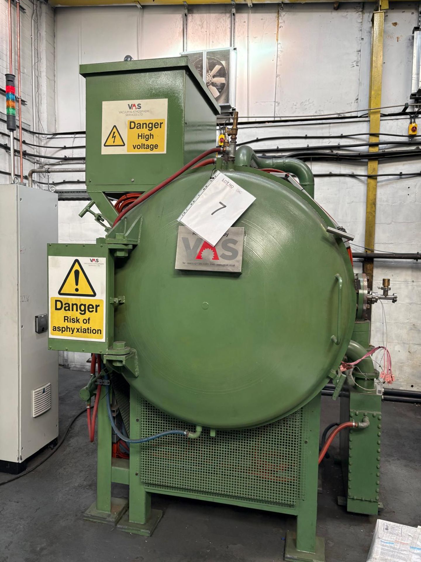 VAS vacuum furnace (rebuilt by Vascat)