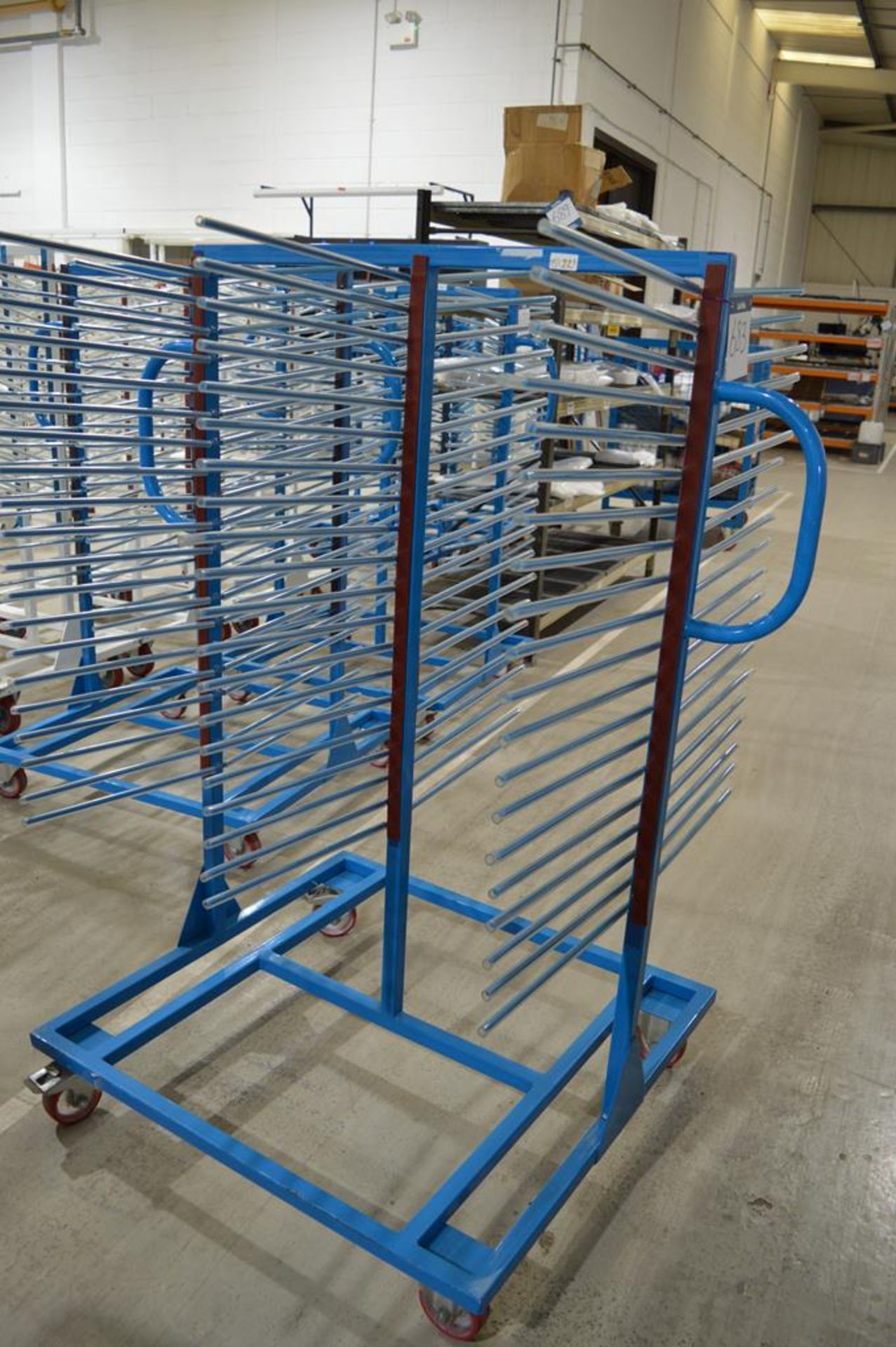 Qty: 3, 38 - Slot Glass pane trolleys