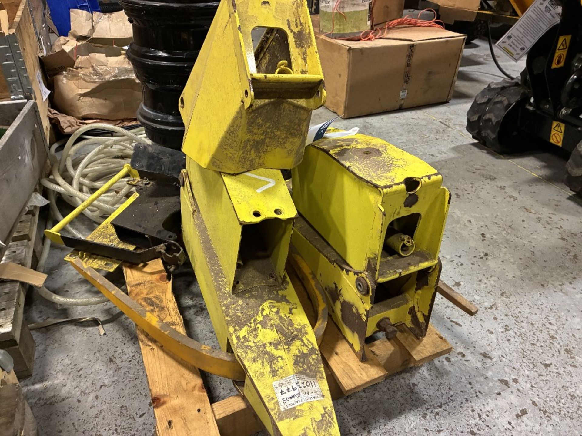 Various Kemper Header Parts Includeing (2) Maize Header Row Sense