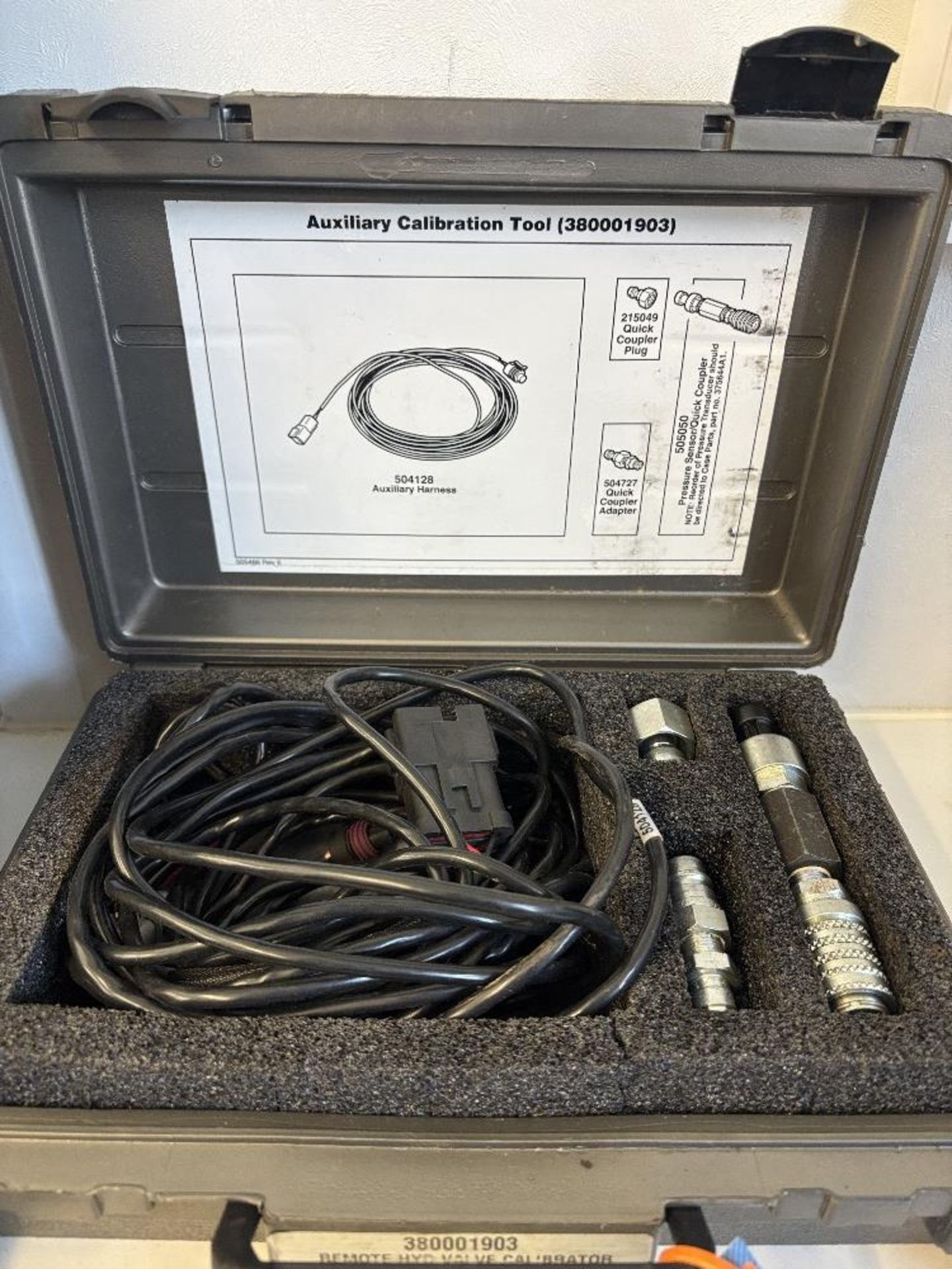 Case New Holland 38000 Remote Hyd Valve Calibration ToolSerial No ...