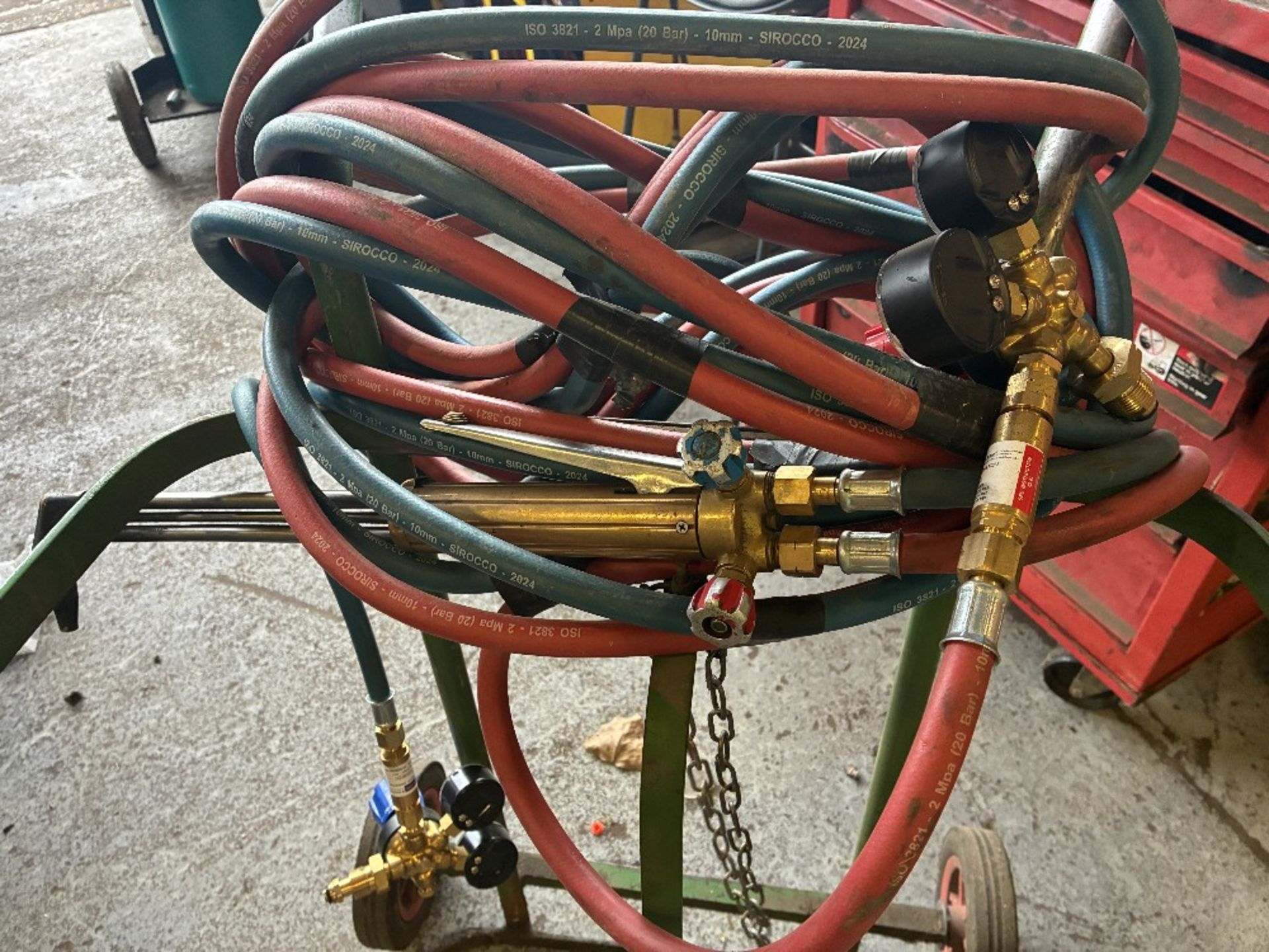 Oxy/Acetylene Torch Kit To Include Trolley, Torch & Regulators