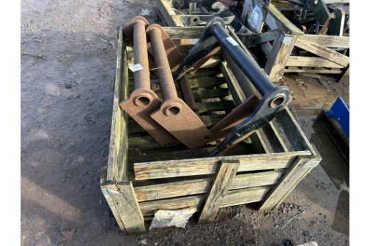 (4) Box Of Weld On Manitou Brackets