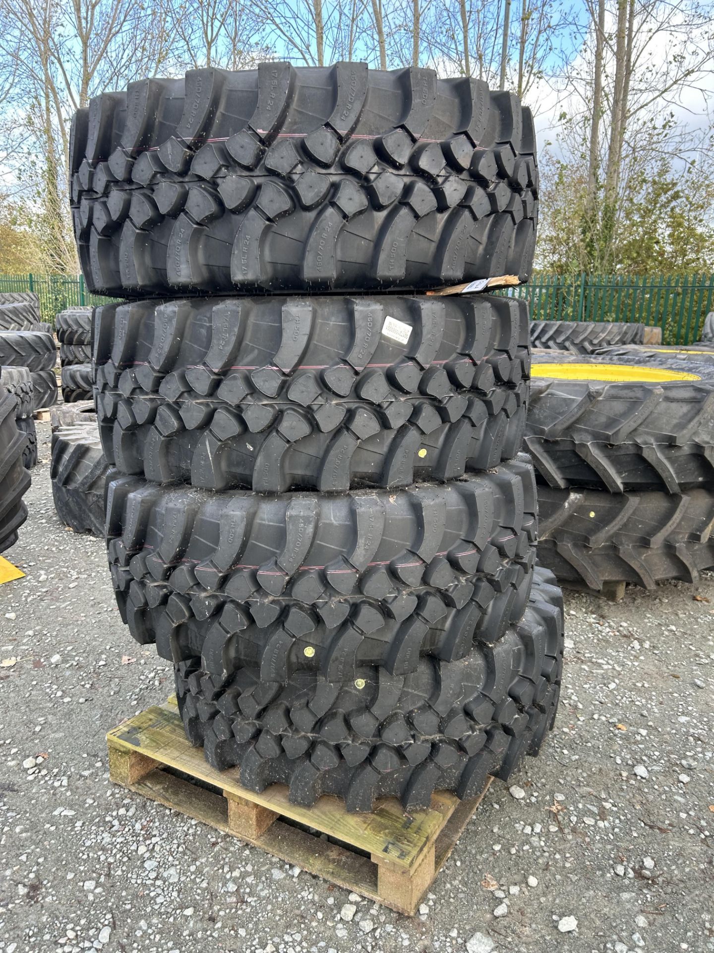 (4) Trelleborg TH500 Agro Industrial 460/70 R24 Tyres
