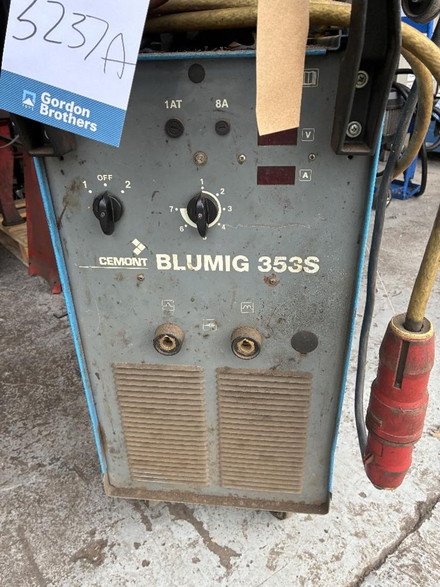 Cemont BLUMIG 353S & Cemont TF300 Wire FeederSerial No's.BLUMIG ...