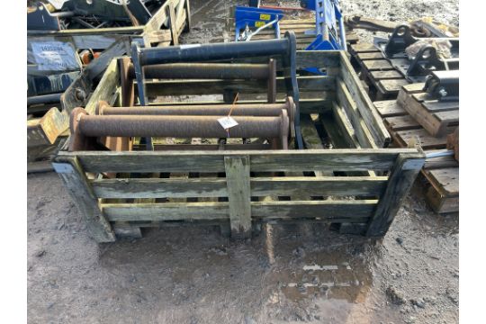 (4) Box Of Weld On Manitou Brackets