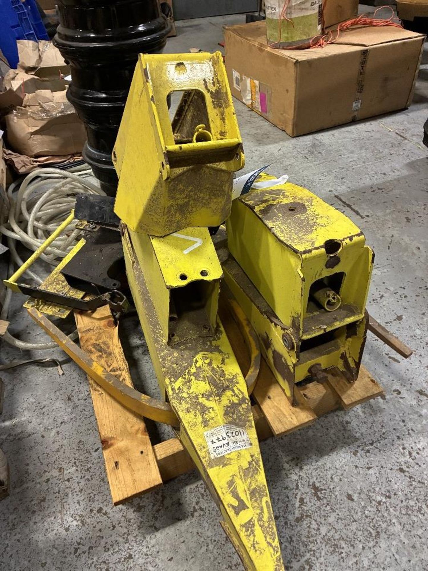 Various Kemper Header Parts Includeing (2) Maize Header Row Sense
