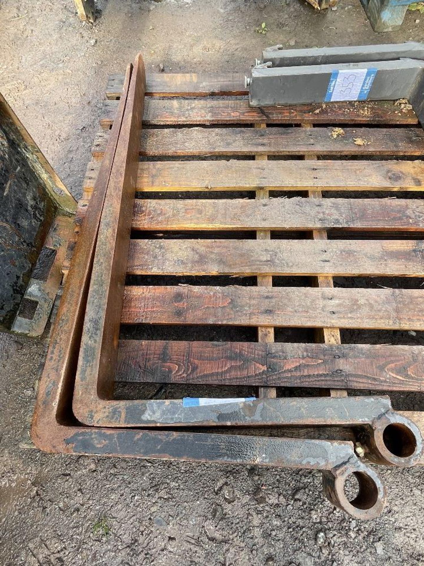 JCB Q-Fit Pallet Tines to suit 50mm bar(2) Unbranded ForksForks ...