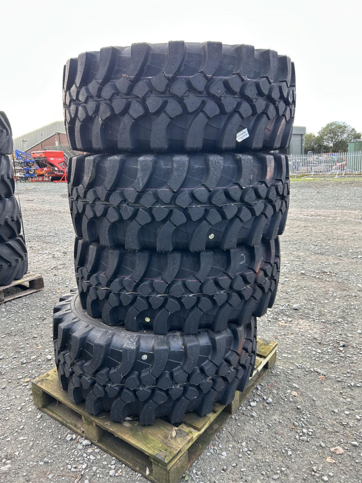 (4) Trelleborg TH500 Agro Industrial 460/70 R24 Tyres