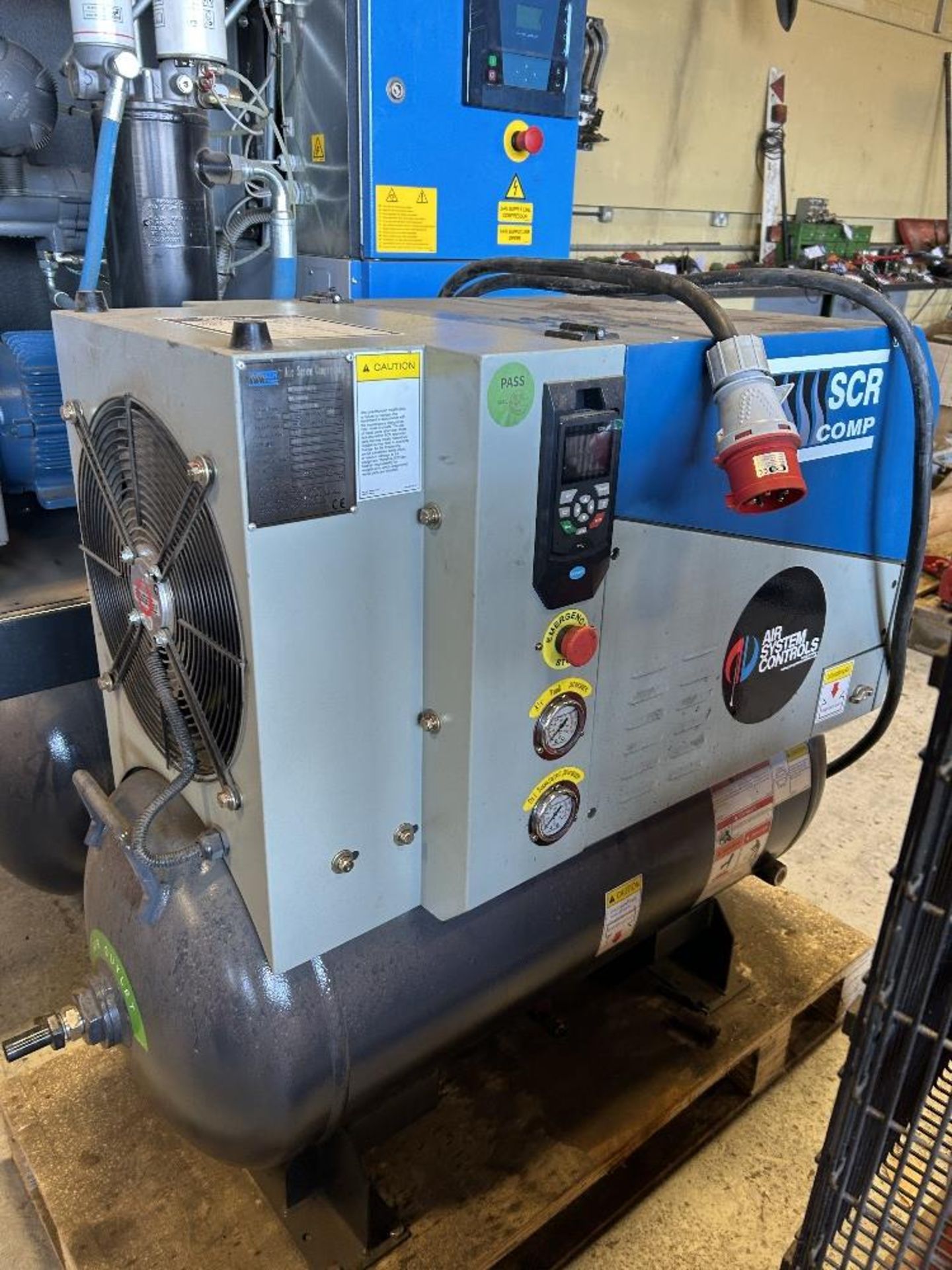 SCR Comp SCR10PM2-8 Mounted Rotary Air Screw CompressorSerial No ...