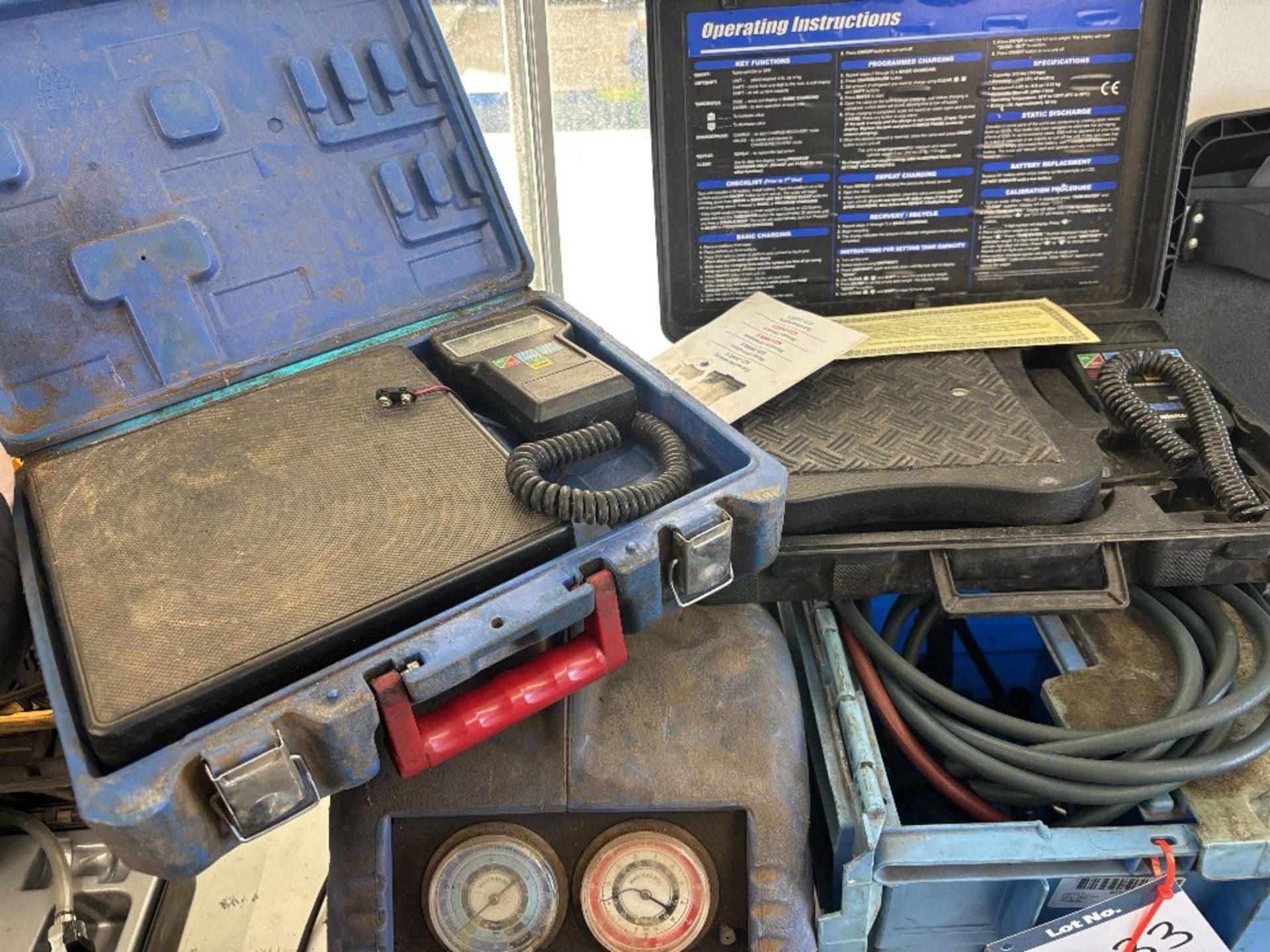 MasterCool Refrigerant Recovery System Complete withScalesAssociated ...