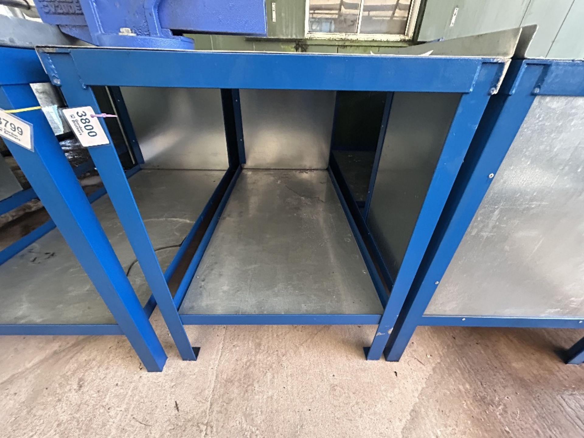Steel Topped Bench With Locker & Sealy Cv200 ViceApproximate dimensions ...