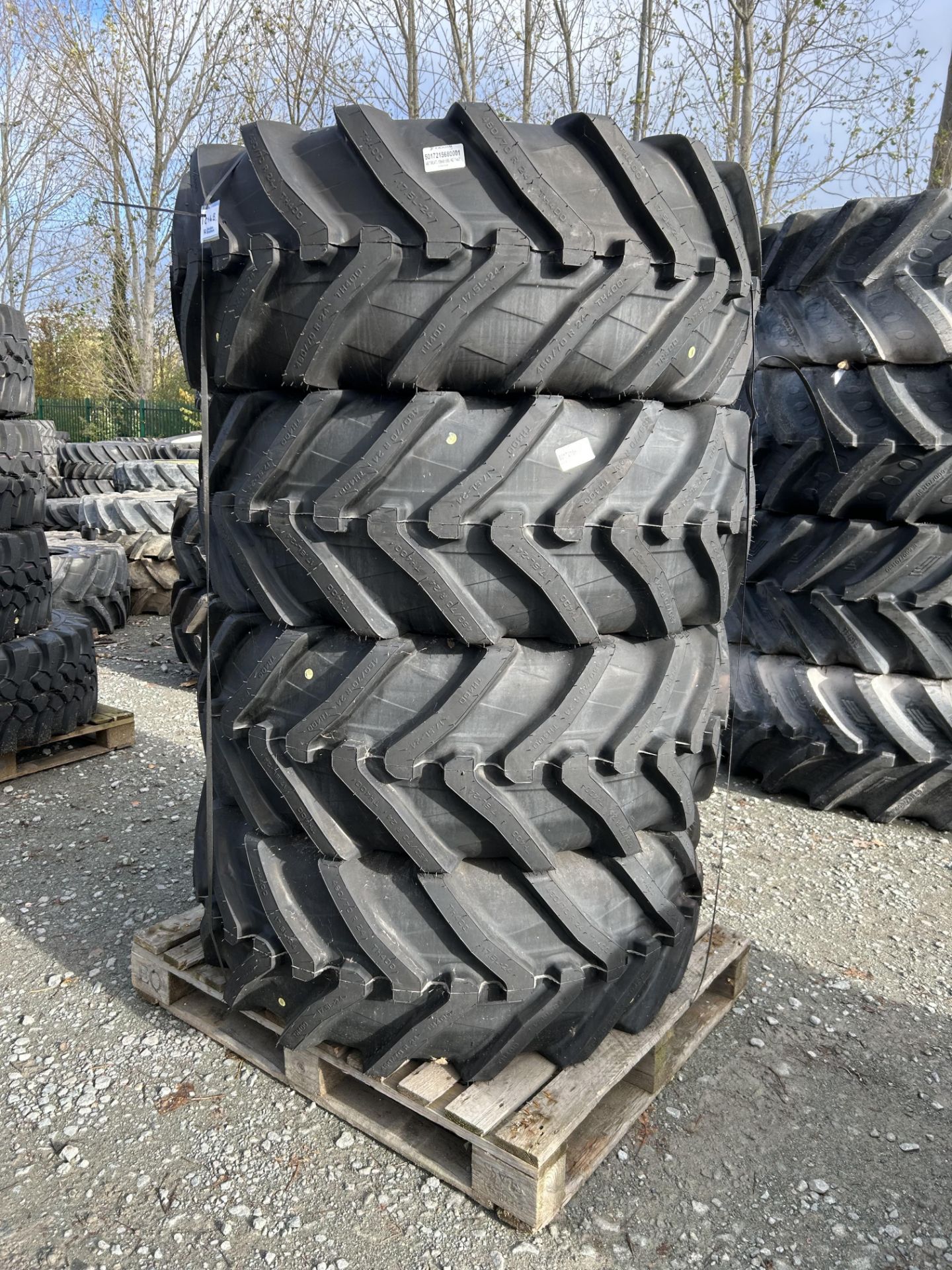 (4) Trelleborg TH400 Agro Industrial 460/70 R24 Tyres