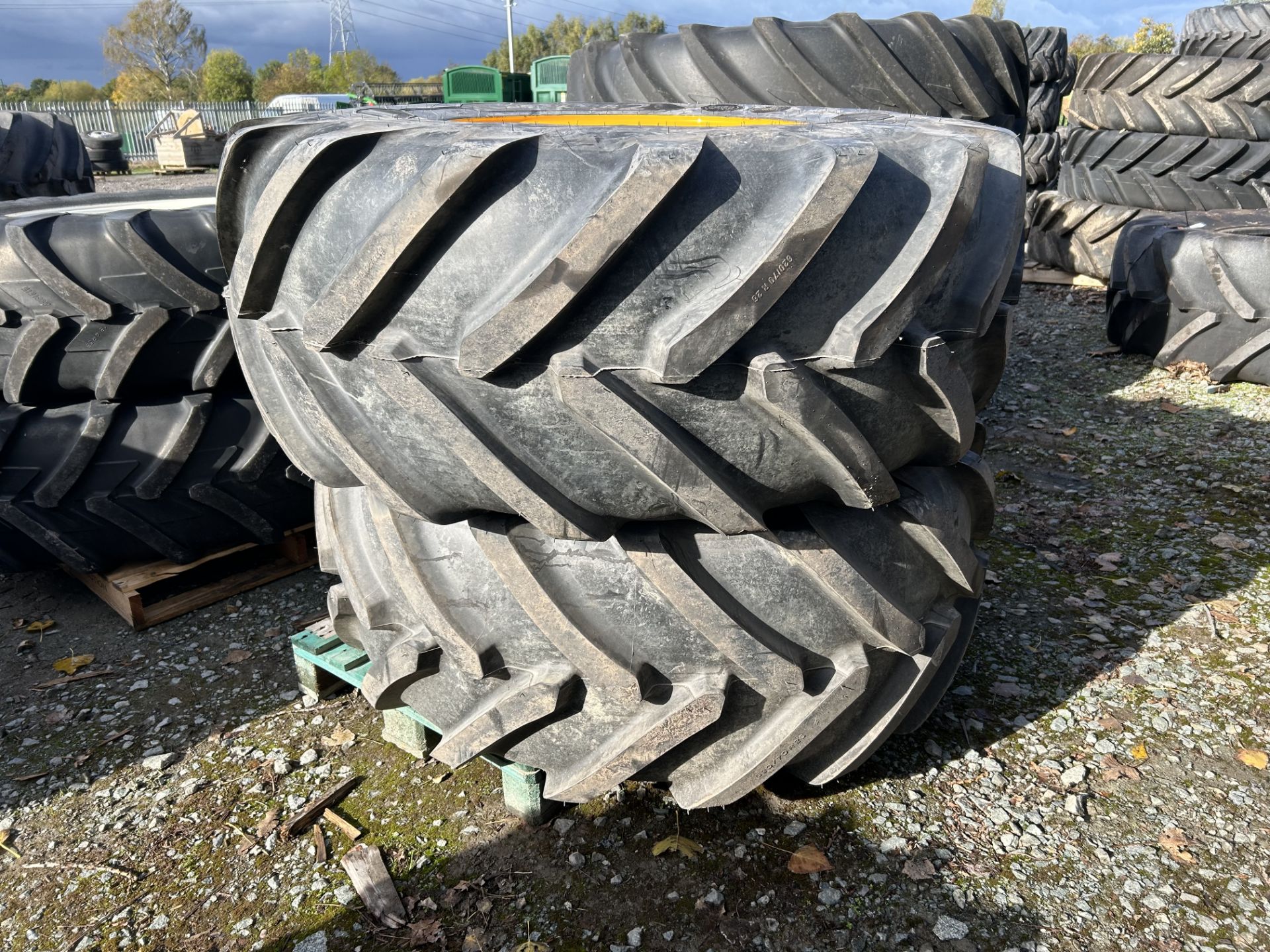 (2) Michelin CereXBib2 VF 620/70 R26 CFO+ Tyres c/w Rims