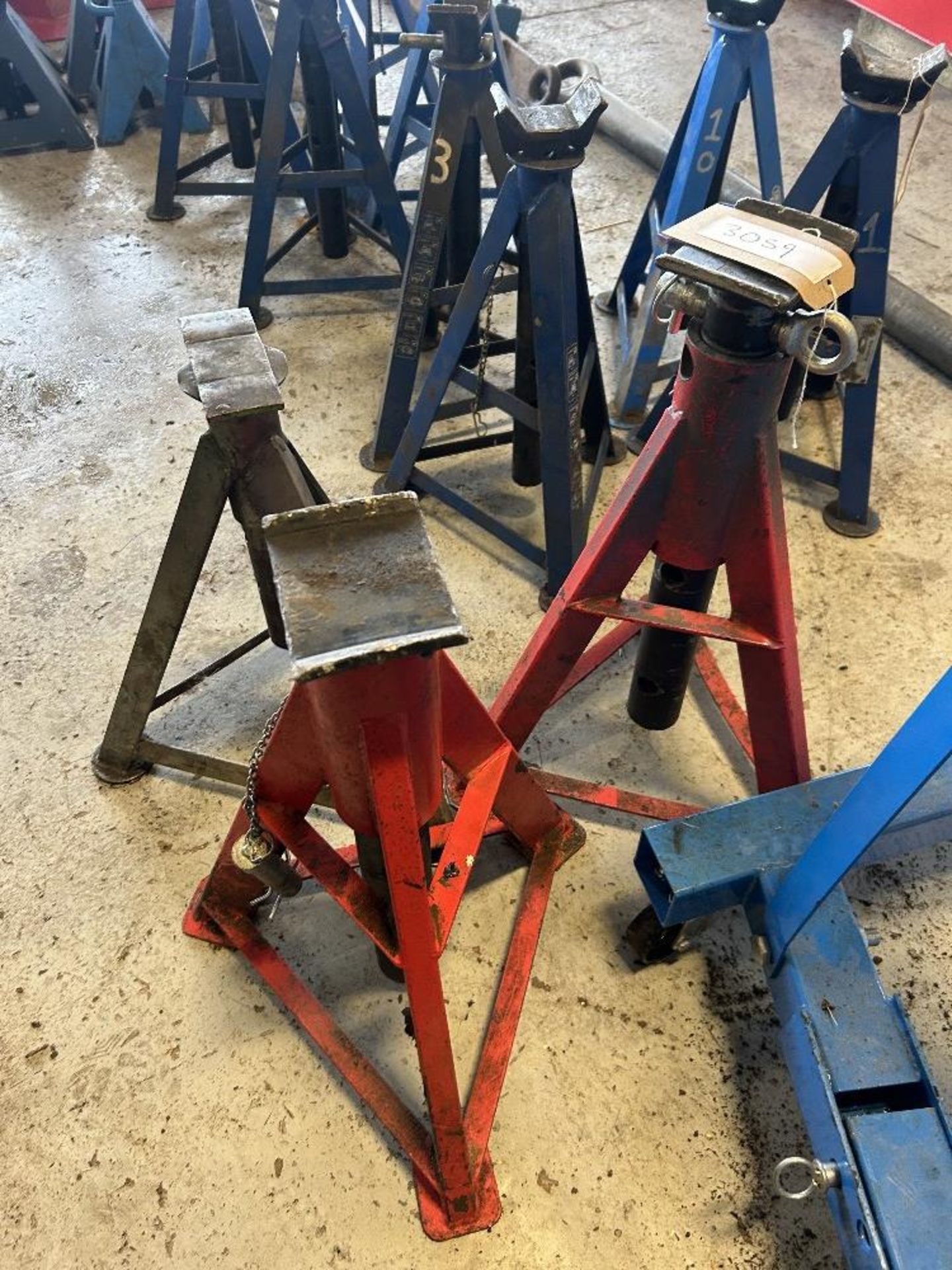 (3) Unbranded Various Axle Stands