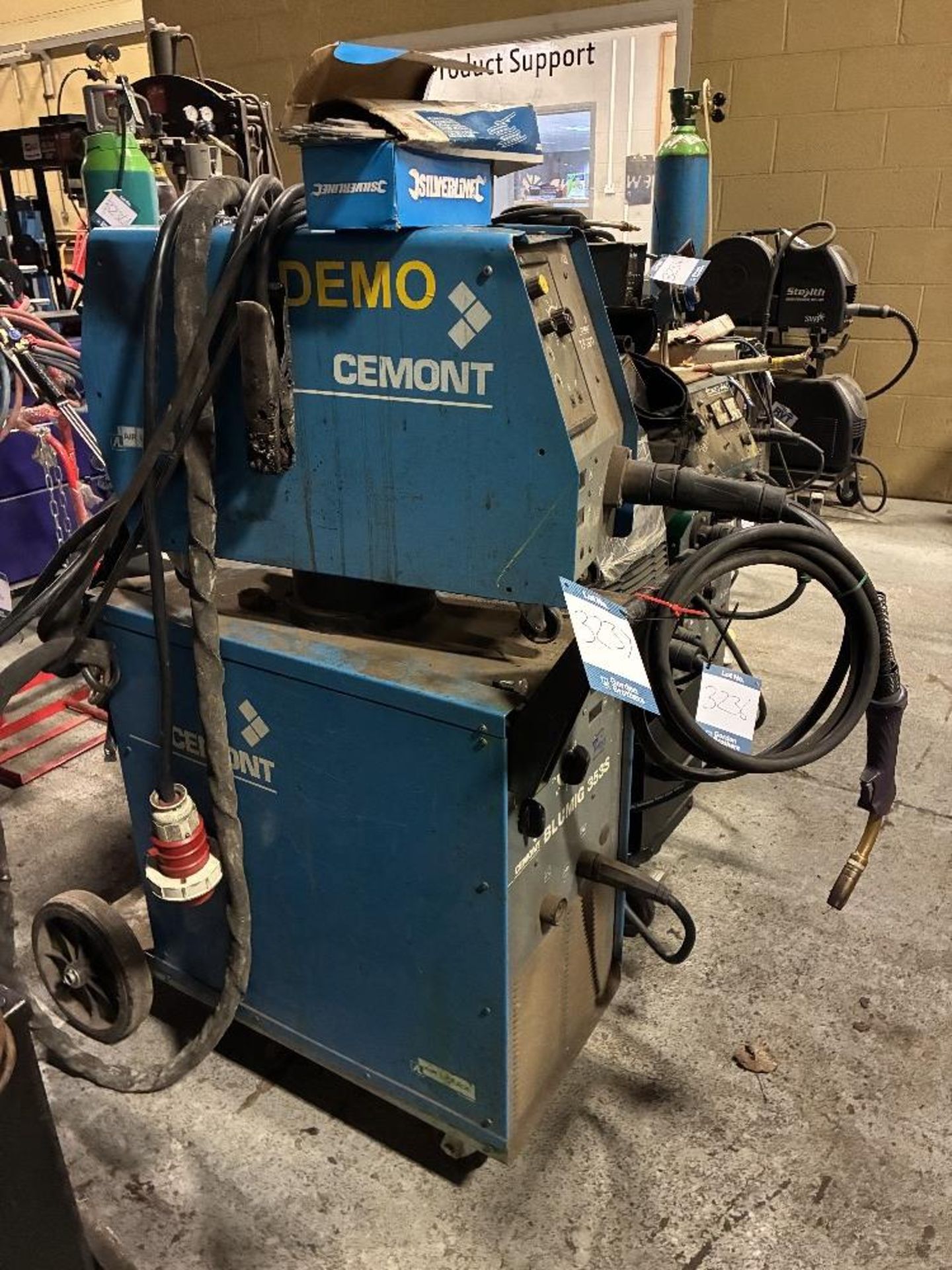 Cemont BLUMIG 353S & Cemont TF300 Wire FeederSerial No's.BLUMIG ...