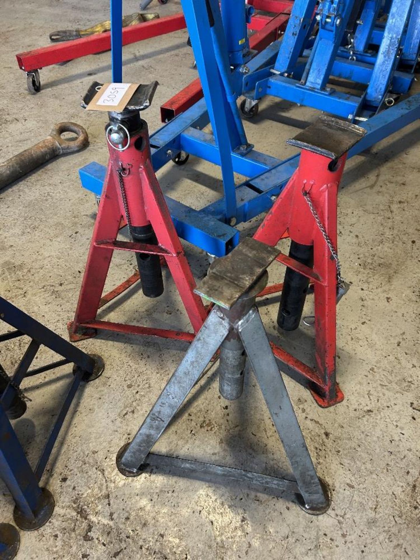 (3) Unbranded Various Axle Stands