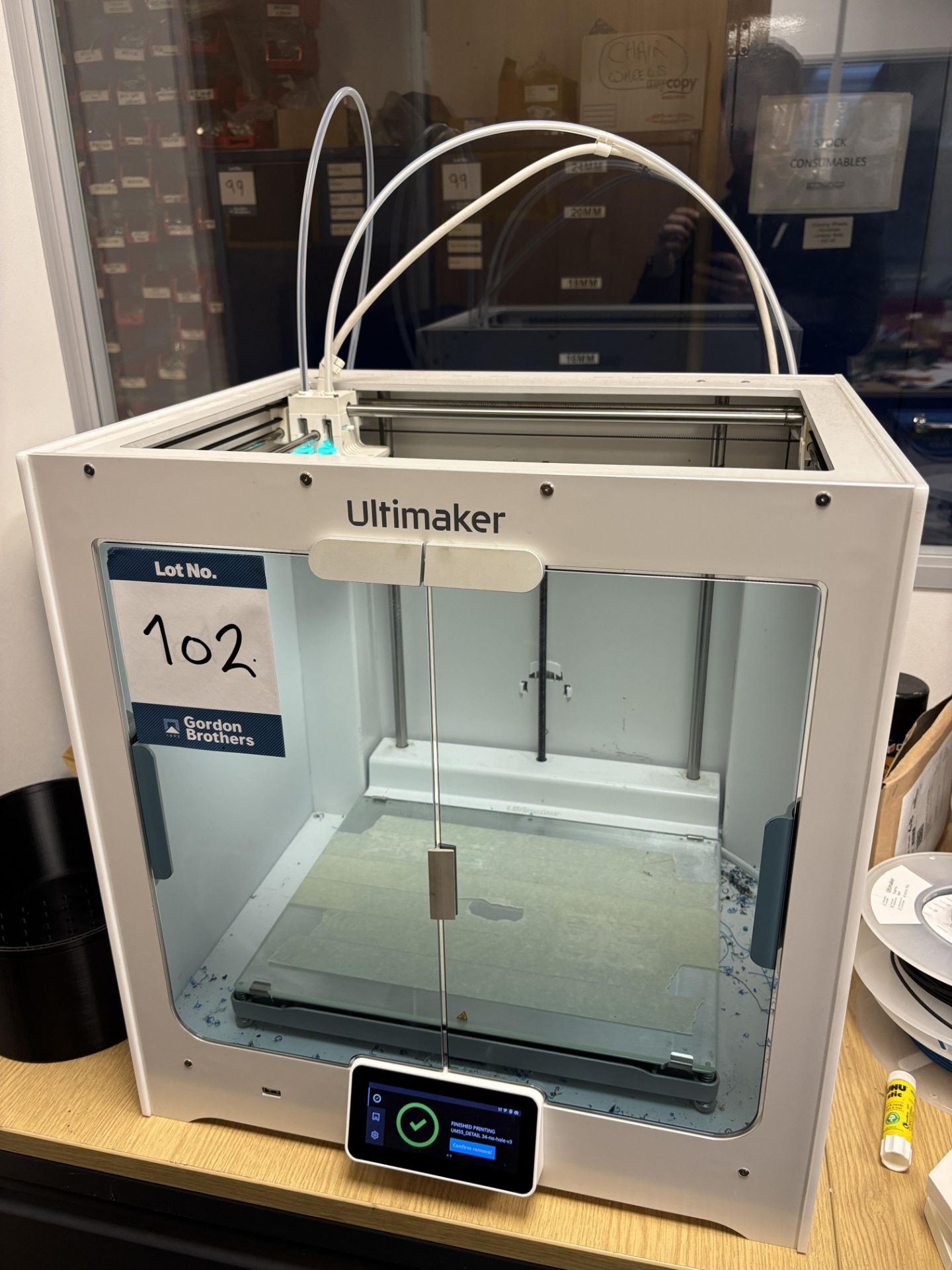 Ultimaker S5 filament 3D printer with touchscreen interface, Serial No ...