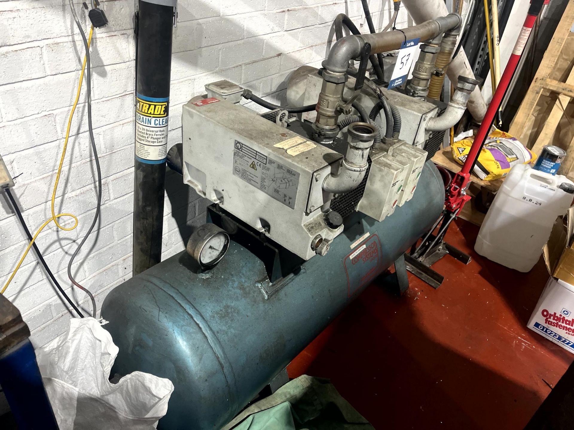 Compressor Systems receiver mounted air compressor