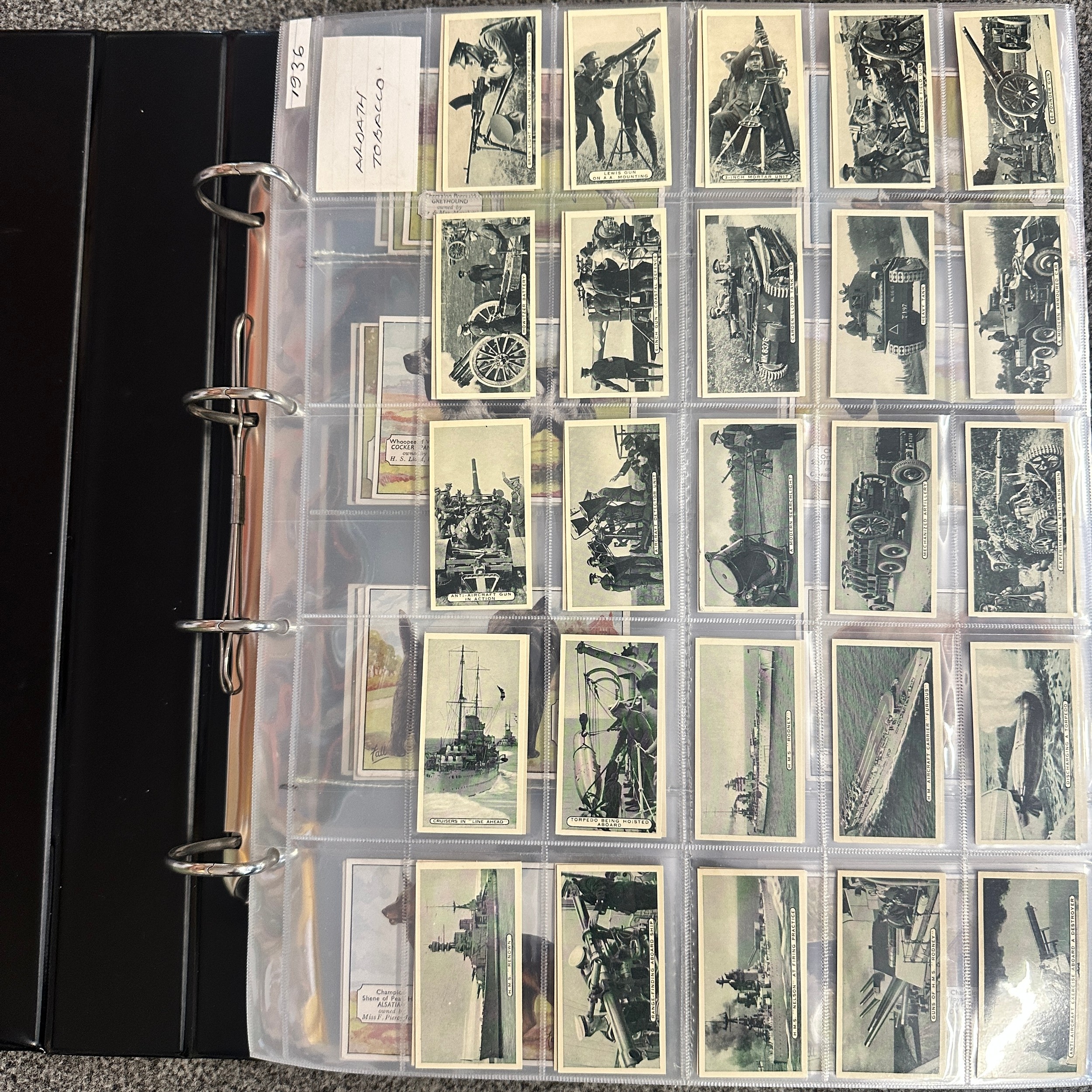 Ardath cigarette cards, complete sets in a large album, in very good to ...