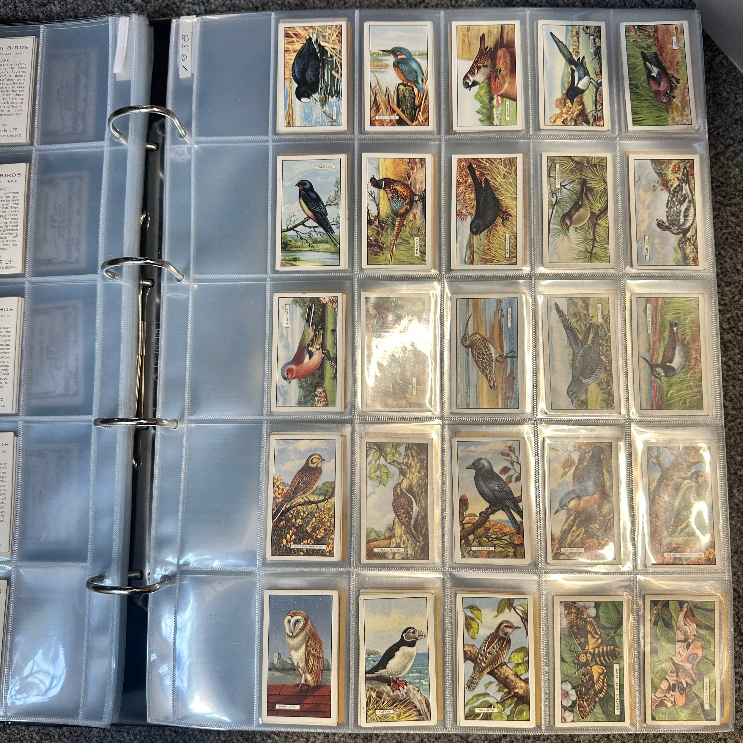 Gallagher cigarette cards, complete sets in a large album, in very good ...