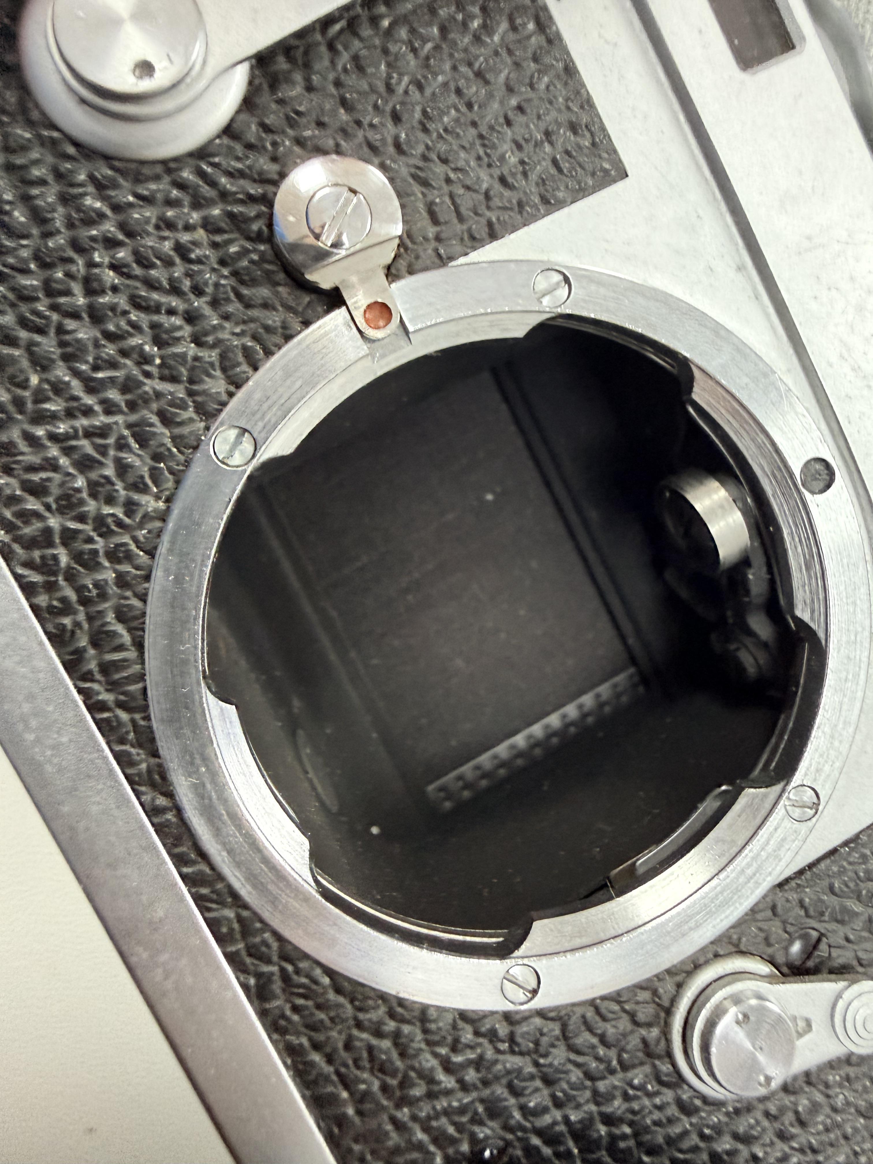 Leitz Leica Camera With Leica Meter Attached. Also included Leica Elmar ...