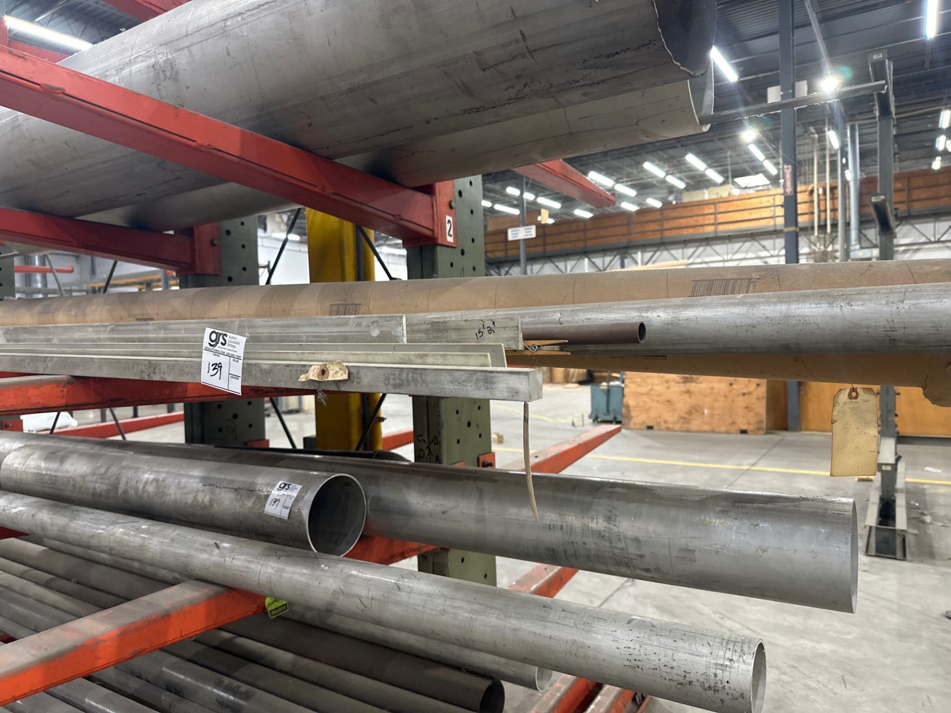 [TITLE] 3 Levels of Aluminum Pipe & Bar Stock Assorted Sizes[QUANTITY ...